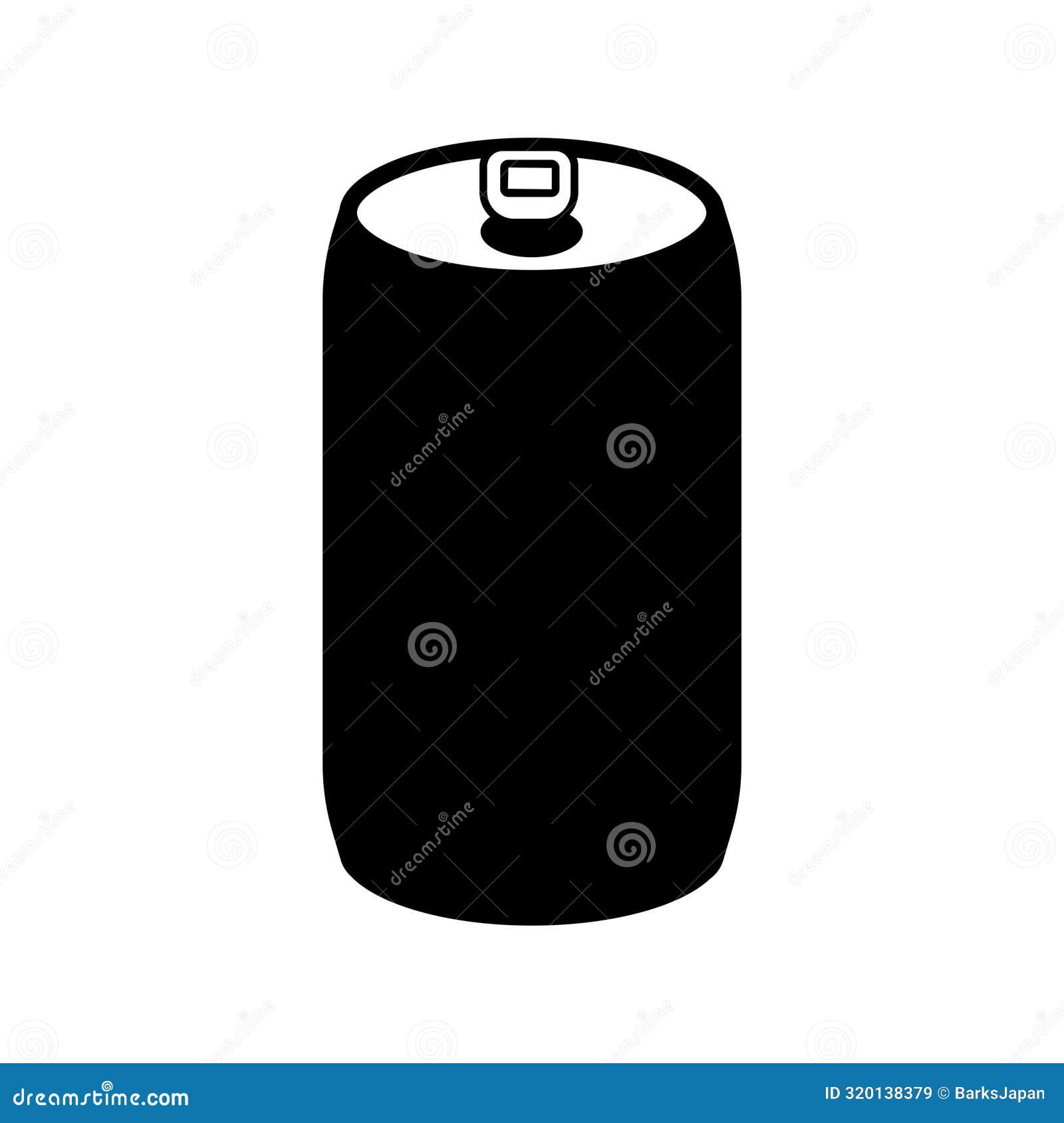 Steel Can (aluminum Can) Icon Illustration Stock Vector - Illustration ...
