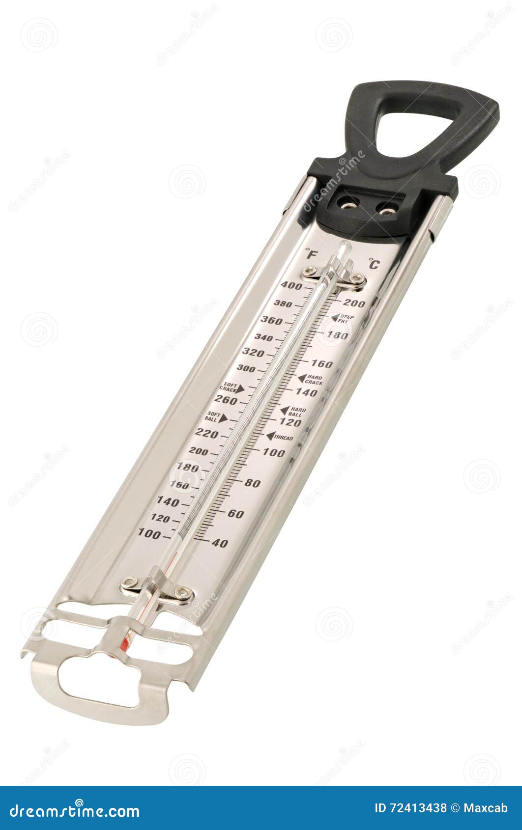 Steel candy thermometer stock photo. Image of food, scale - 72413438