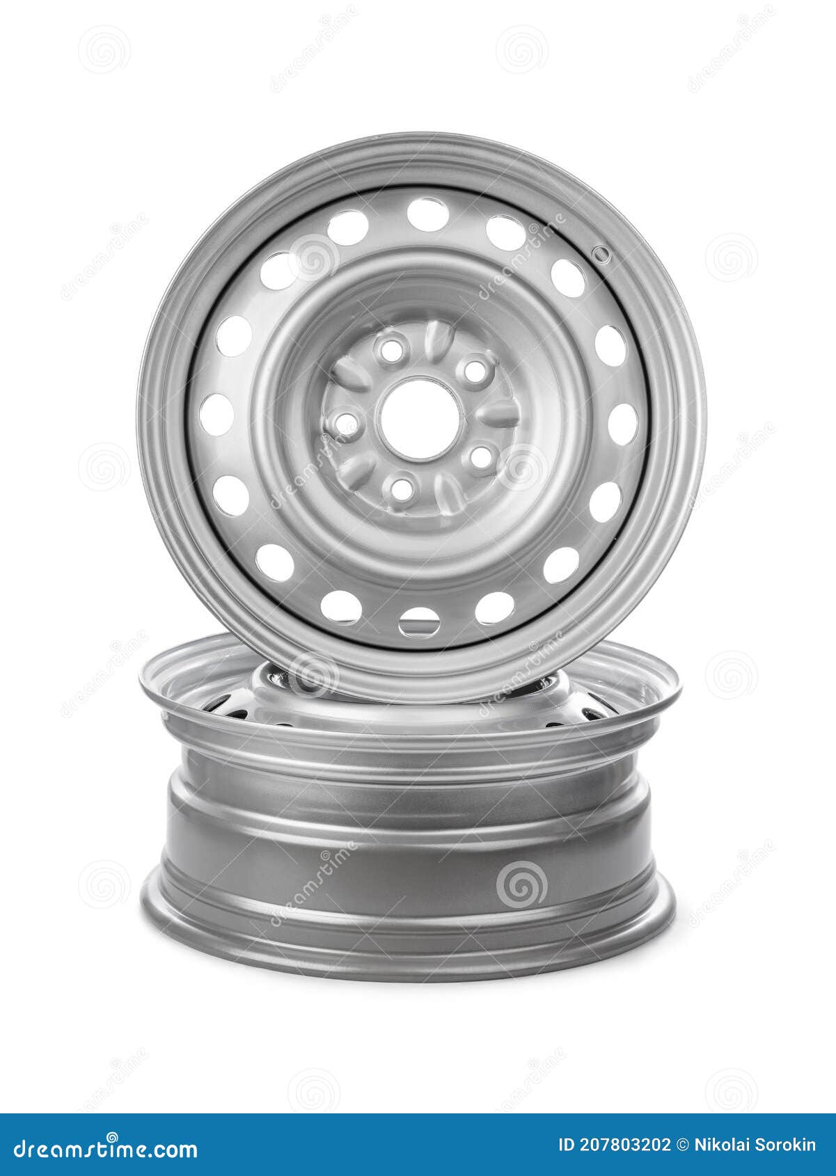 Steel car rims stock photo. Image of circle, background - 207803202