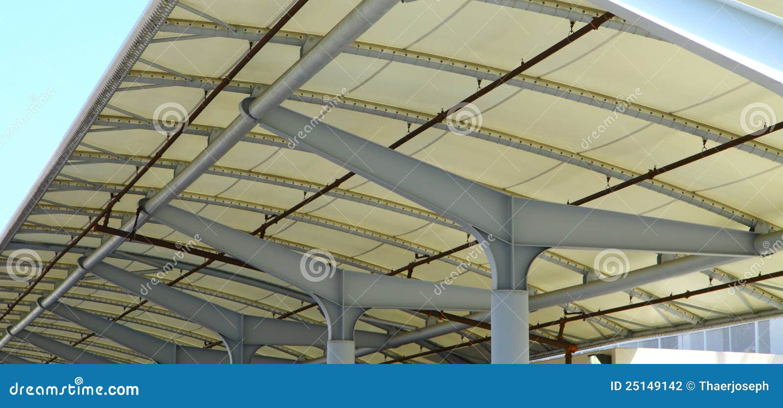 Steel Ceiling Structure Royalty-Free Stock Photography | CartoonDealer ...