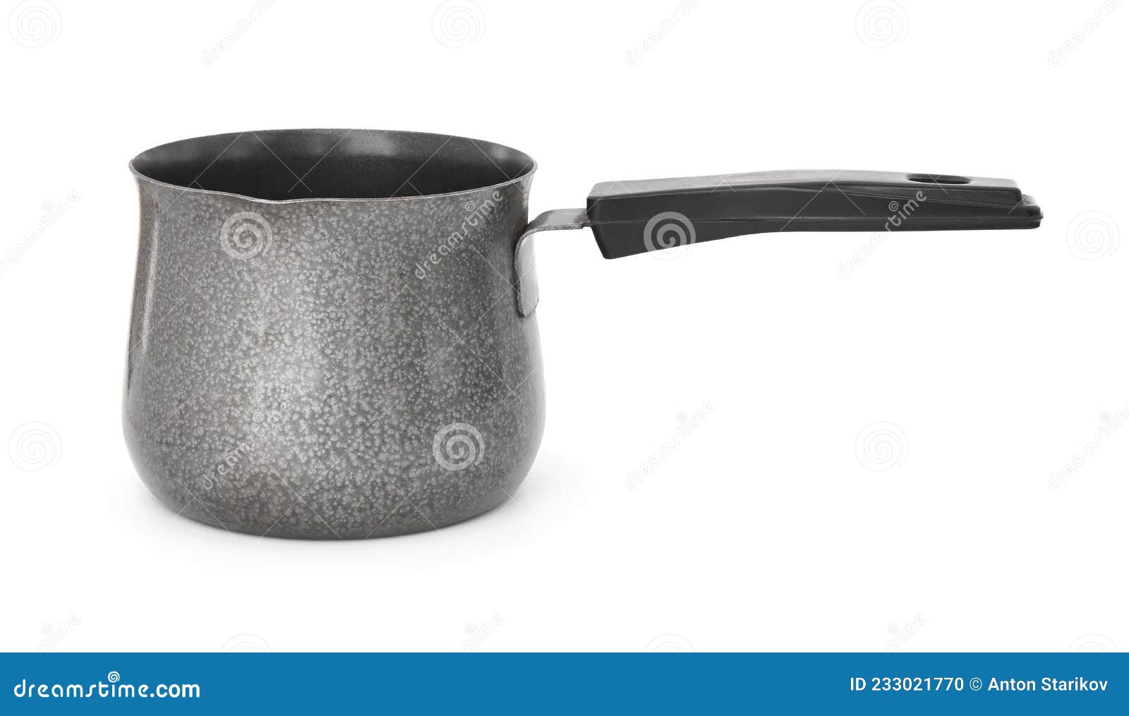 Steel cezve coffee pot stock photo. Image of arabic - 233021770