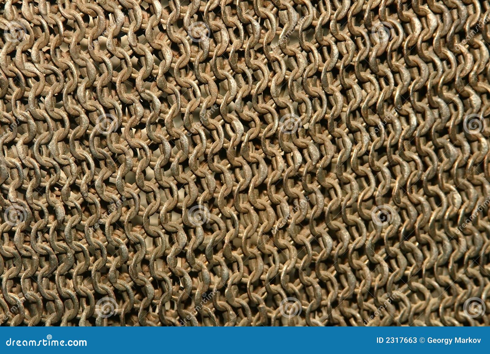 Steel chain armour stock image. Image of iron, body, hauberk - 2317663