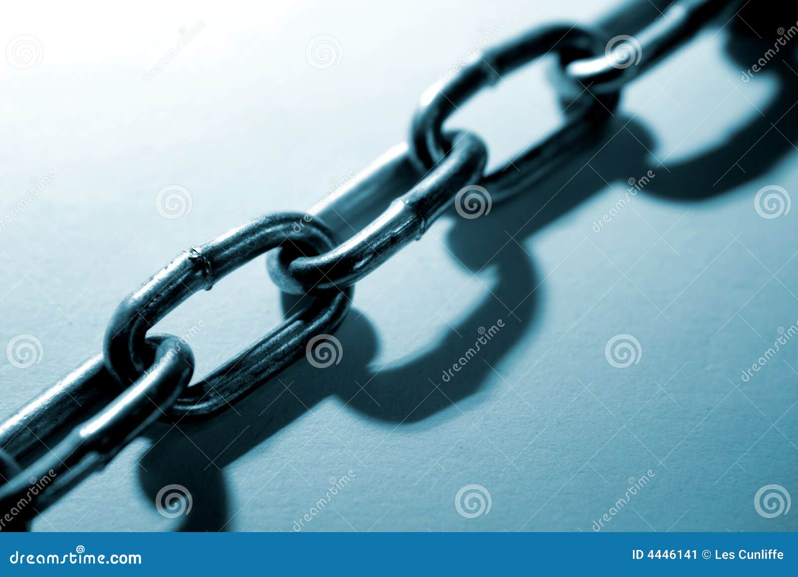 Steel chain links stock image. Image of lock, security - 4446141