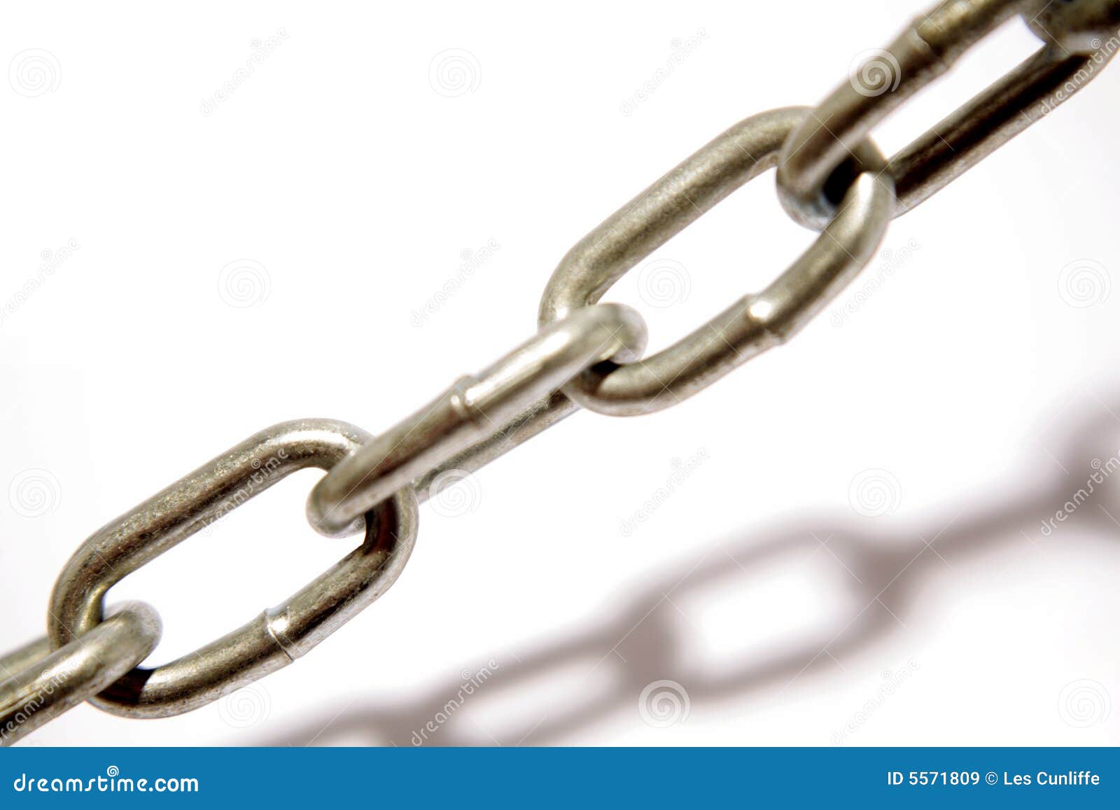 Steel chain links stock image. Image of lock, forged, metaphor - 5571809