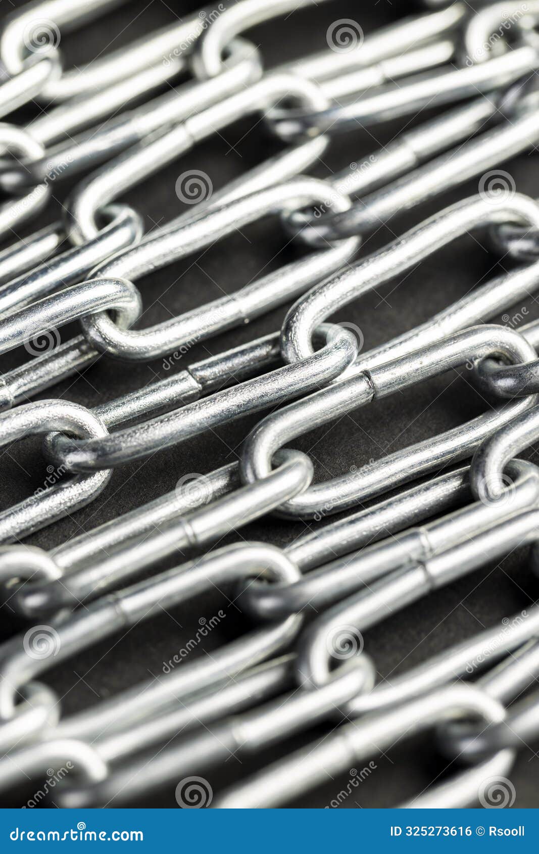 Steel Chain Links Connected Together Stock Photo - Image of motion ...