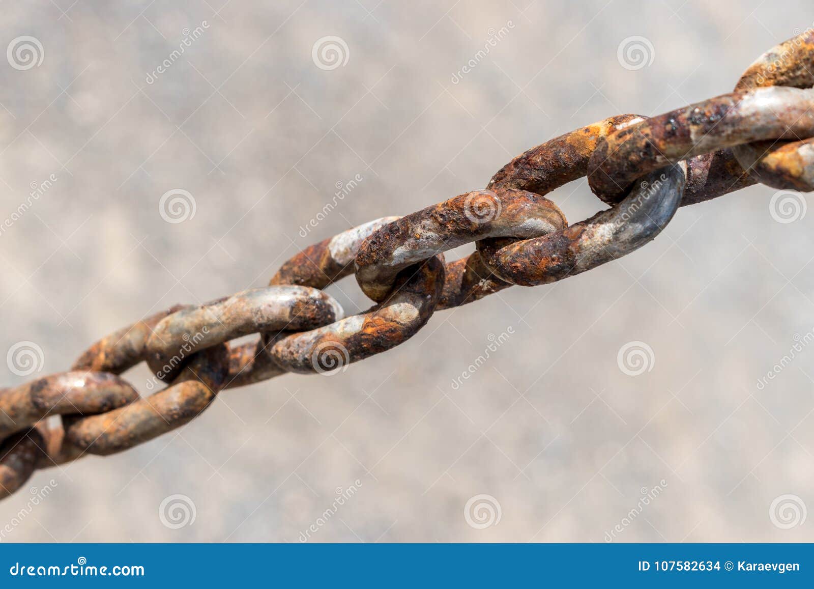 Steel chain, Rusty chains. stock photo. Image of metallic - 107582634