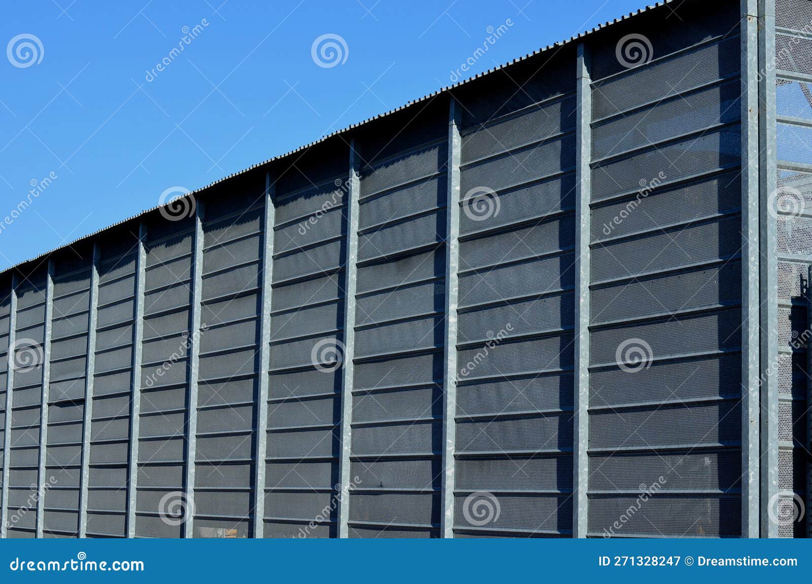 Pouring Concrete into the Form. Formwork in the Form of a Cylinder ...