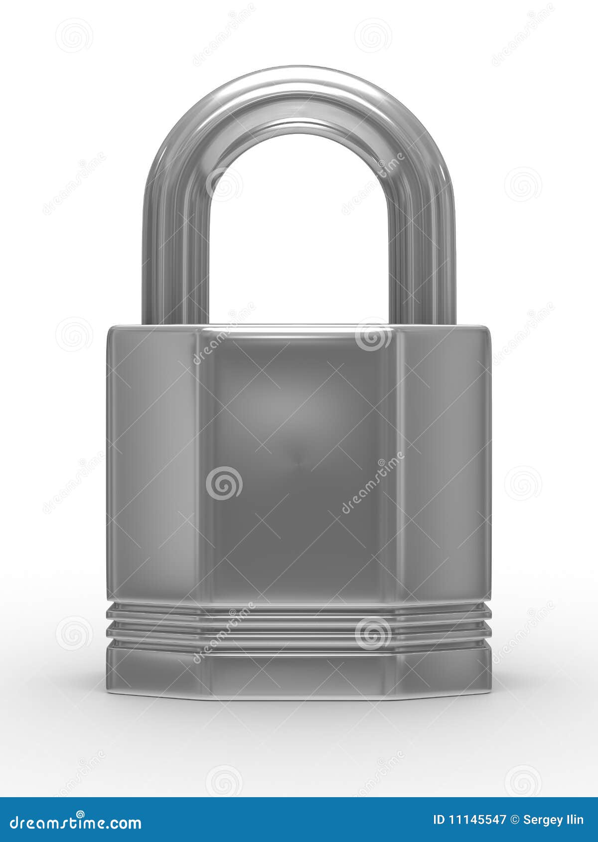 Steel Closed Lock on White Background Stock Illustration - Illustration ...