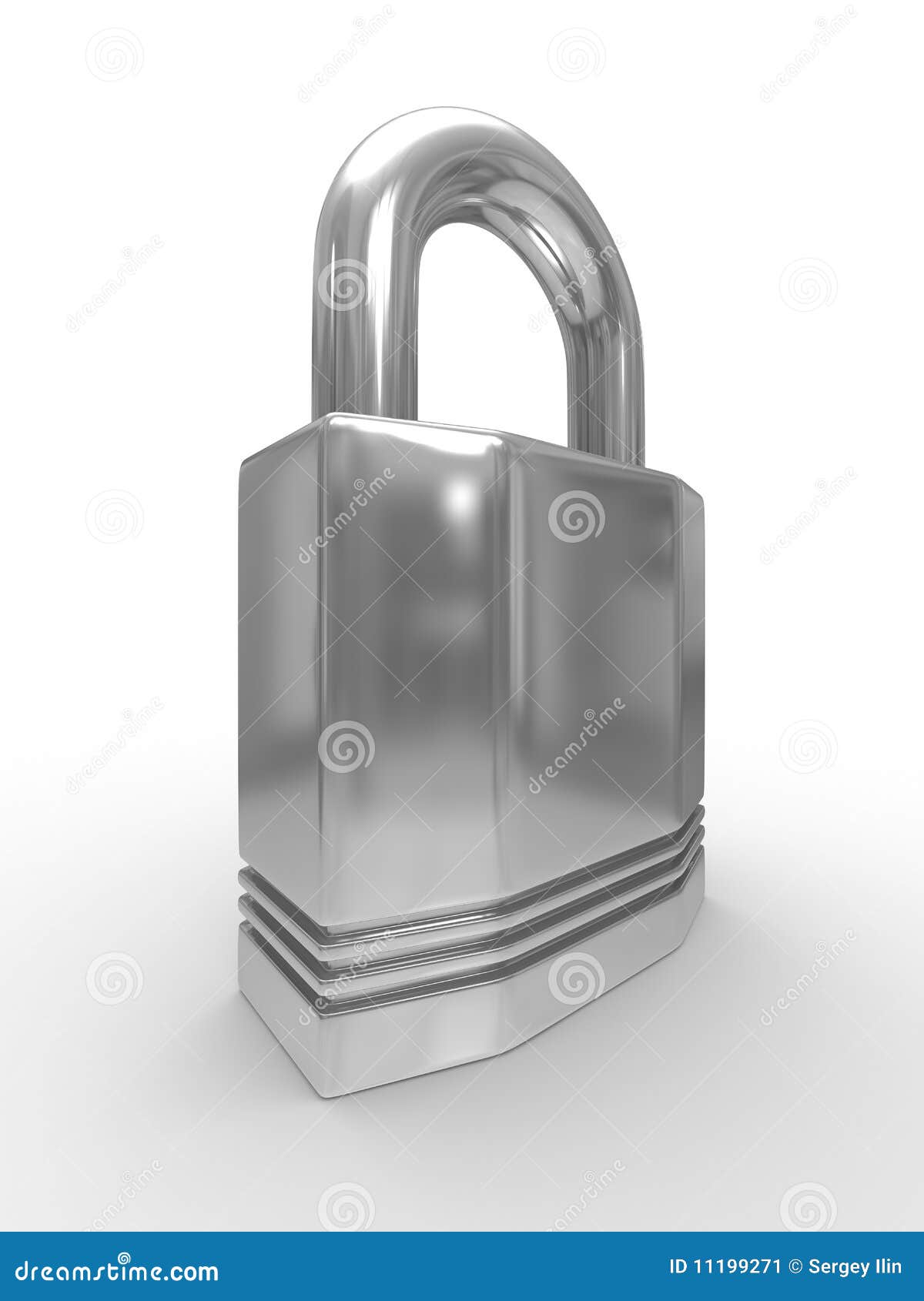 Steel Closed Lock on White Background Stock Illustration - Illustration ...