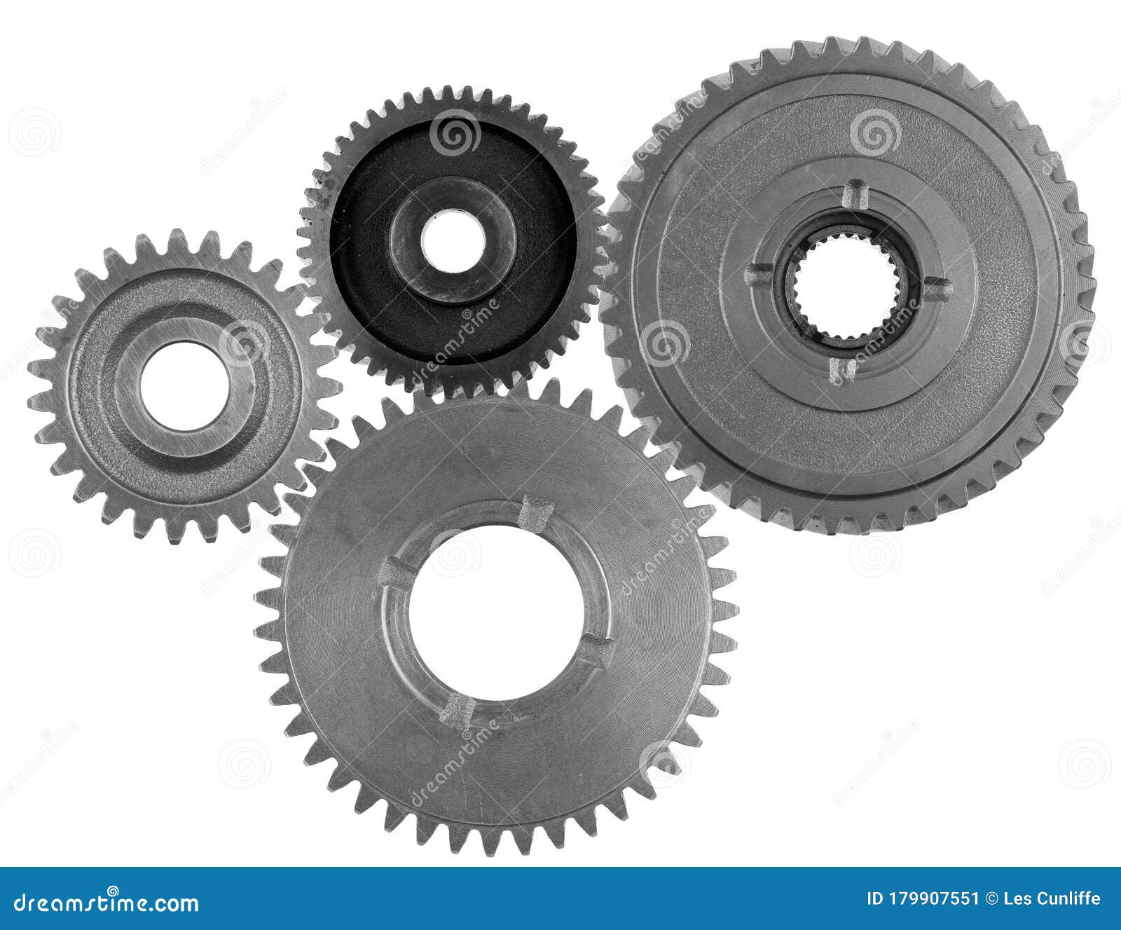 Steel cog gears stock image. Image of cogs, cogwheels - 179907551