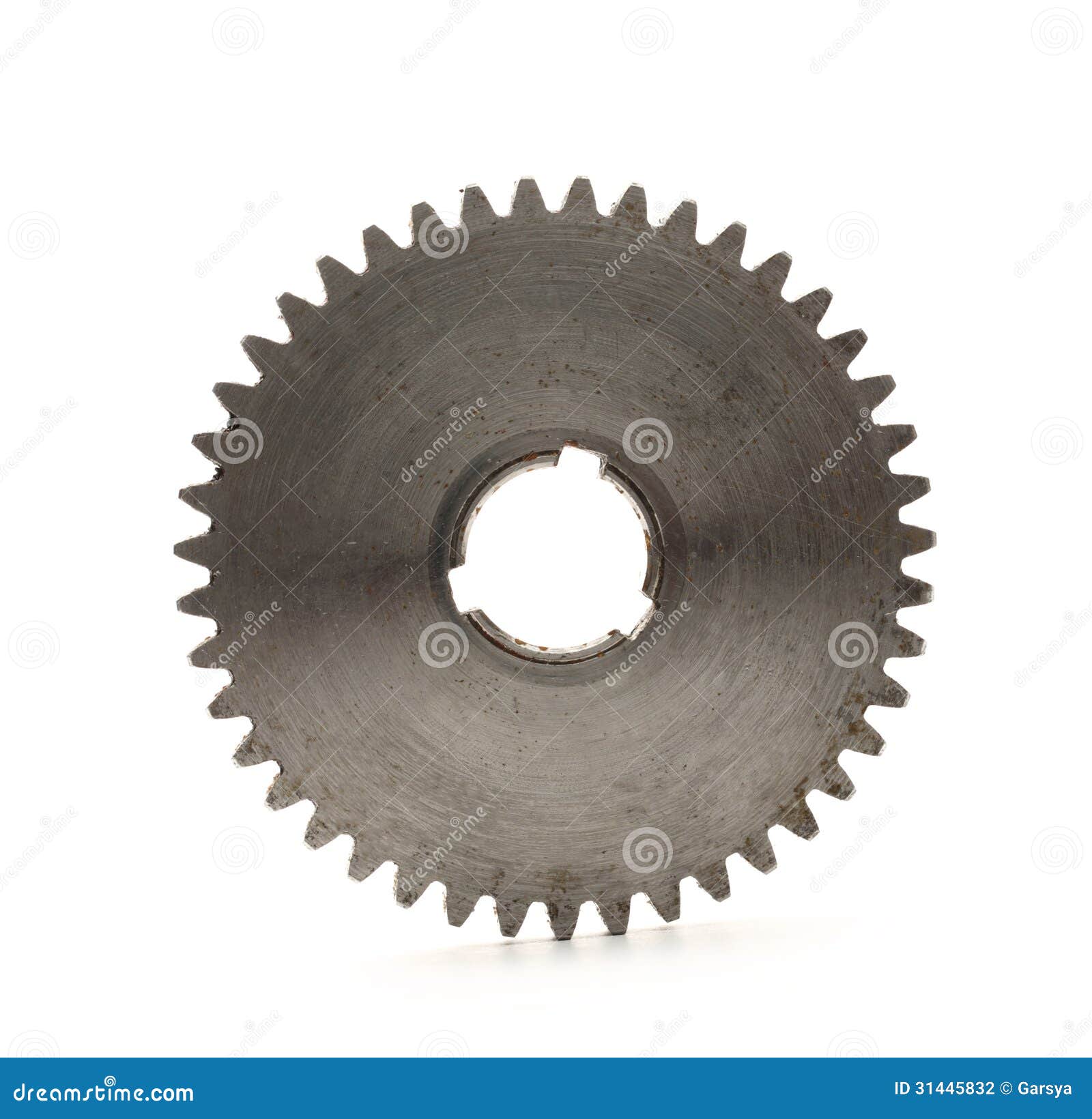 Steel cogwheel stock photo. Image of interlink, industrial - 31445832