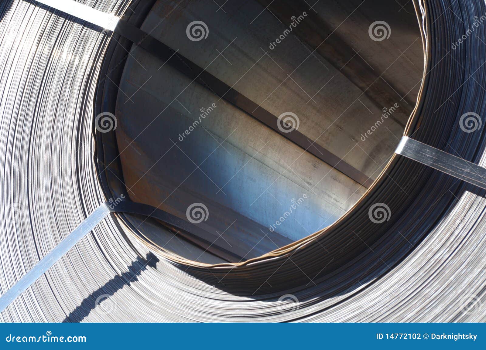 Steel Coil stock photo. Image of building, circular, sheet - 14772102