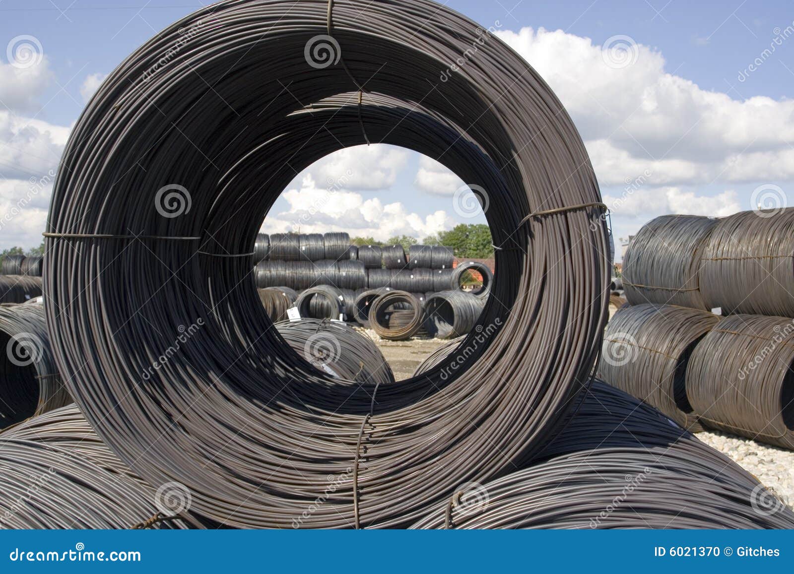Steel Coil Stock Photo - Image: 6021370