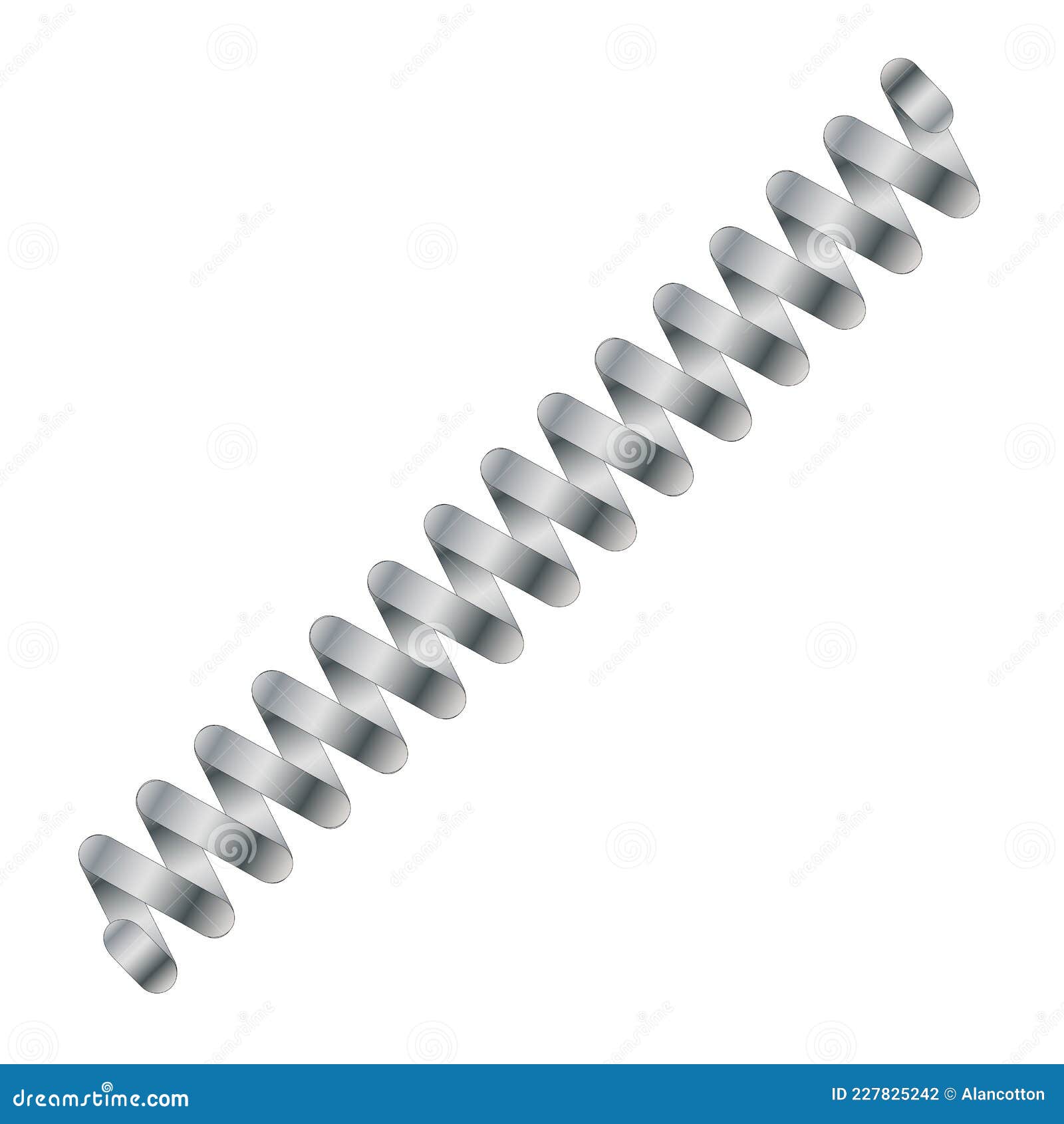 Steel Tension Springs Cartoon Vector | CartoonDealer.com #76727977