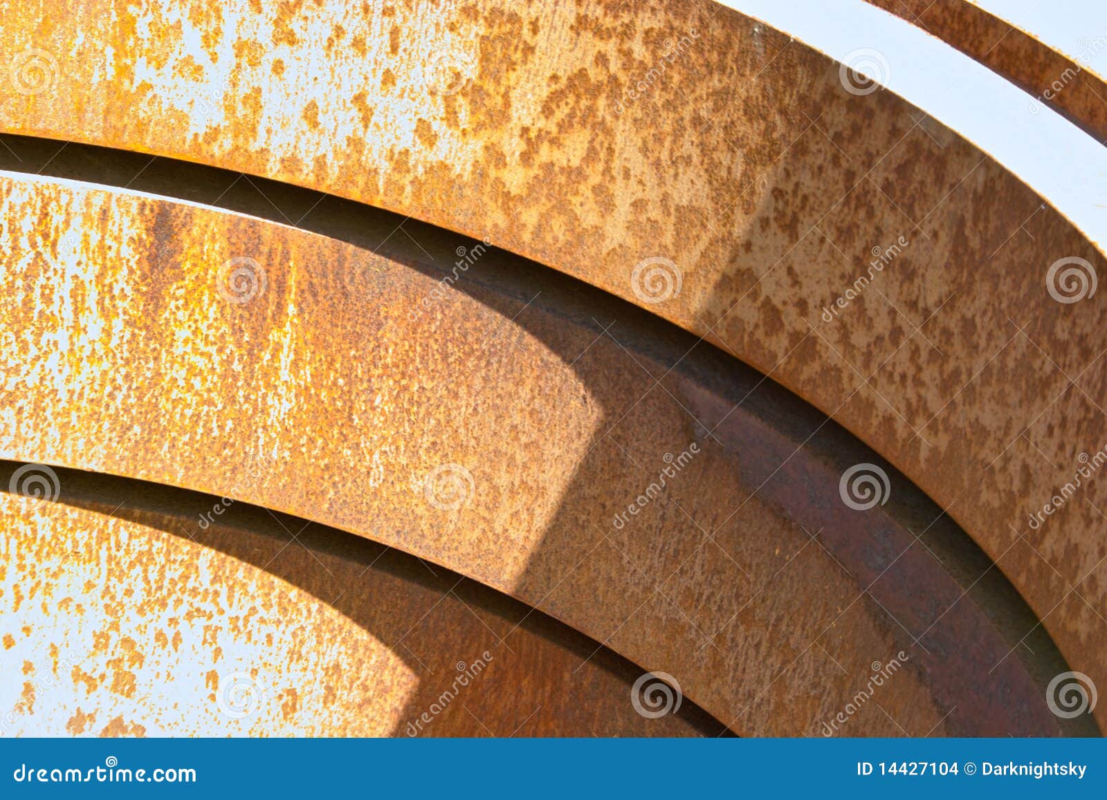 Steel Coils stock photo. Image of rust, round, plate - 14427104
