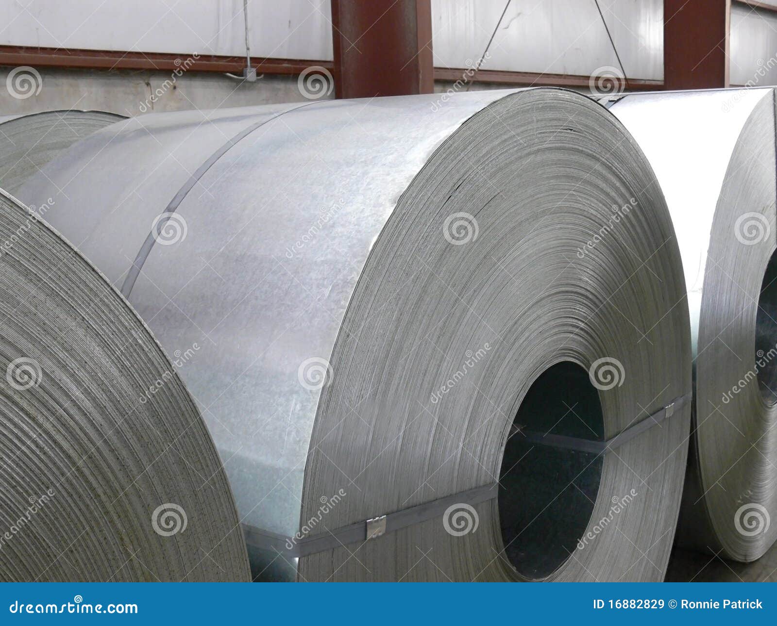 Steel coils stock image. Image of manufacturing, coils - 16882829