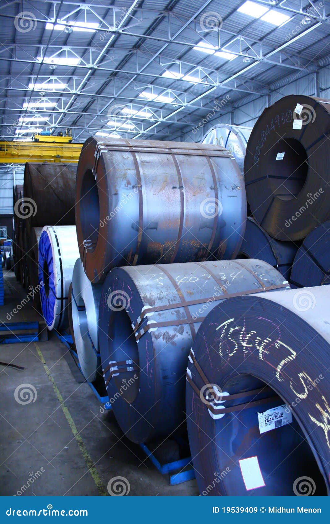 Steel Coils Stock Photography | CartoonDealer.com #13754186