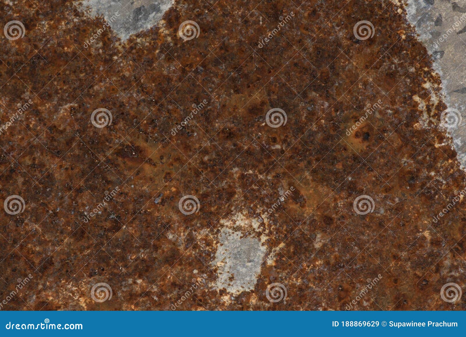 Rusty Stained Metal With Eroded Texture Stock Photo | CartoonDealer.com ...