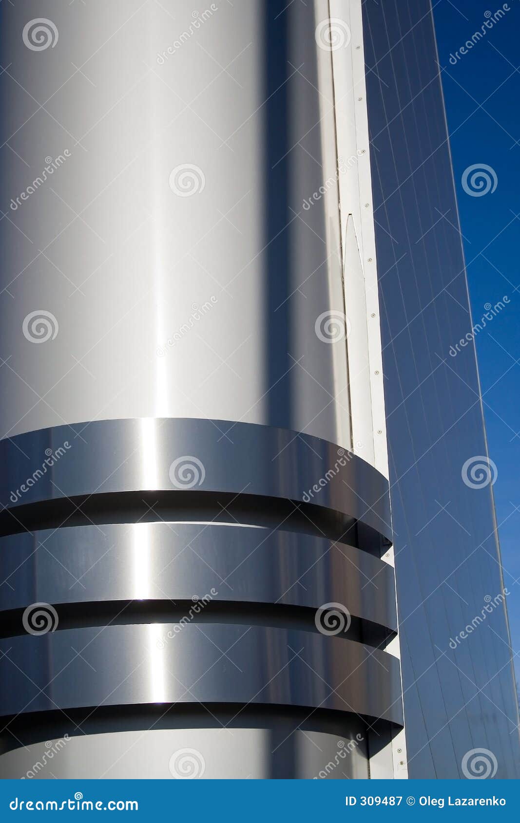 Steel column stock image. Image of rusted, material, blur - 309487
