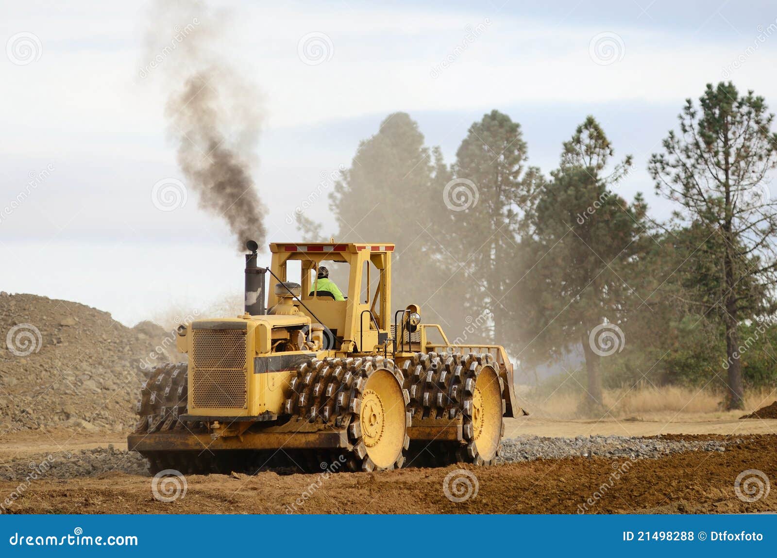 Steel Compact stock photo. Image of machinery, vibroroller - 21498288