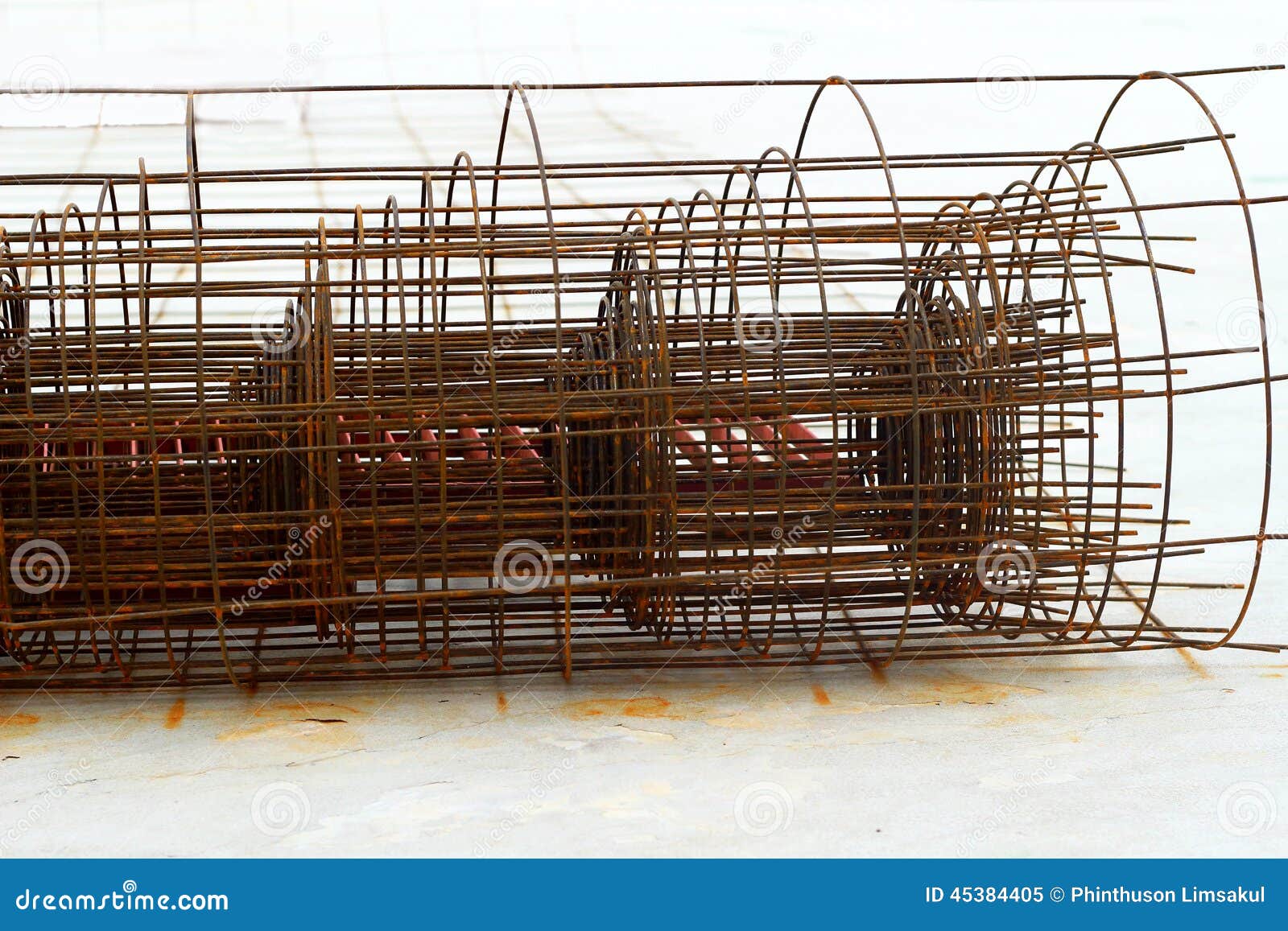 Steel Components In The Construction Site - Construction. Royalty-Free ...