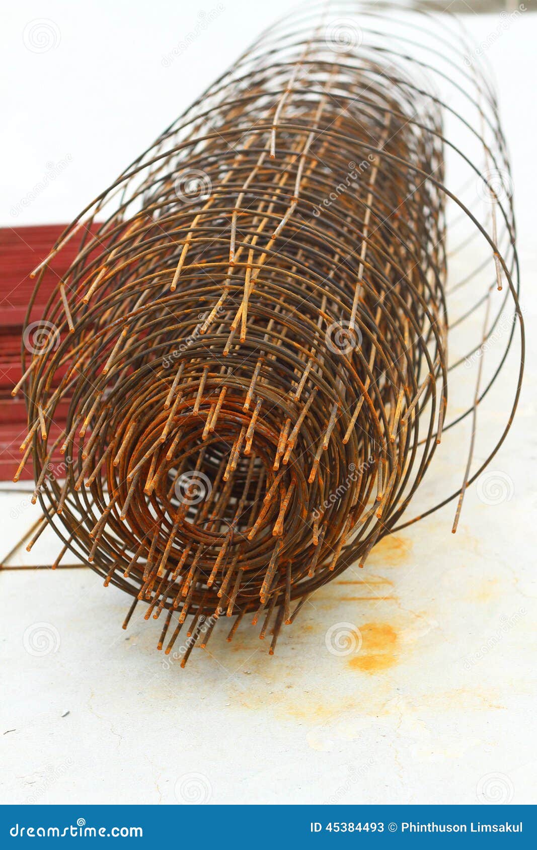 Steel Components in the Construction Site - Construction. Stock Image ...