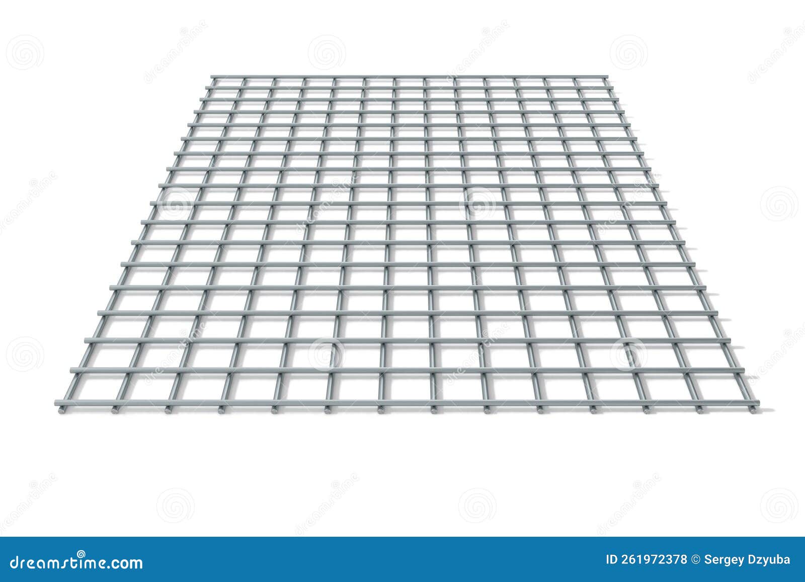 Steel Concrete Reinforcing Mesh Stock Illustration - Illustration of ...