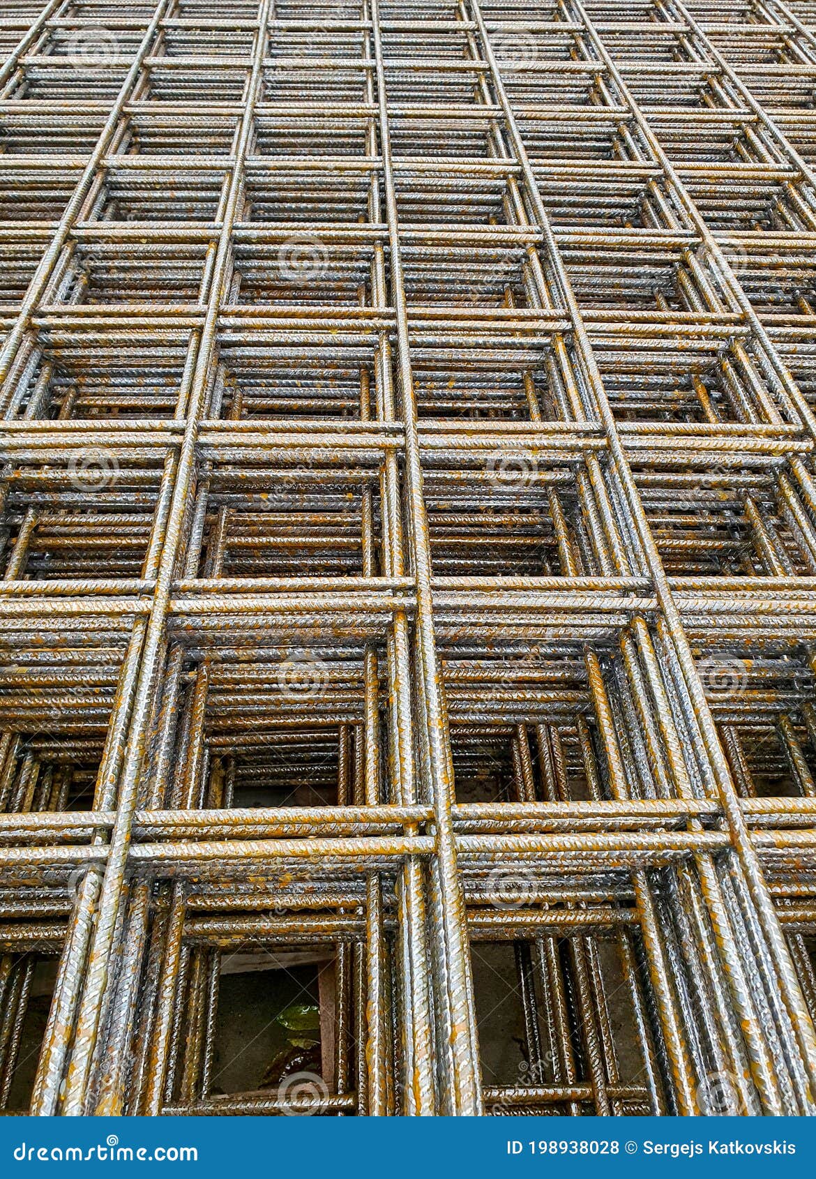 Steel Construction on the Building Site Stock Photo - Image of ...