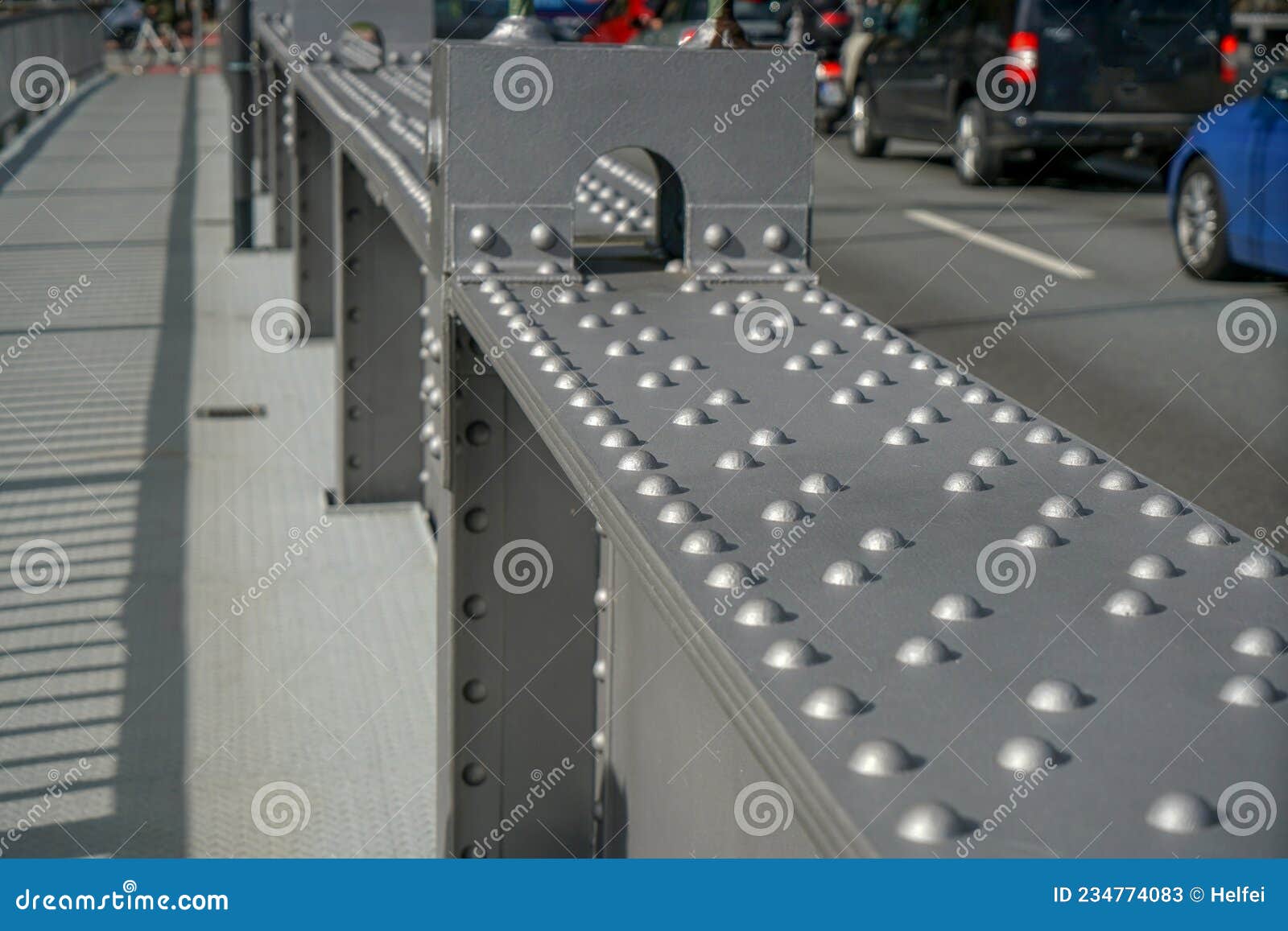 Steel Construction of a Cable Car with Riveted Steel Girders, Steel ...