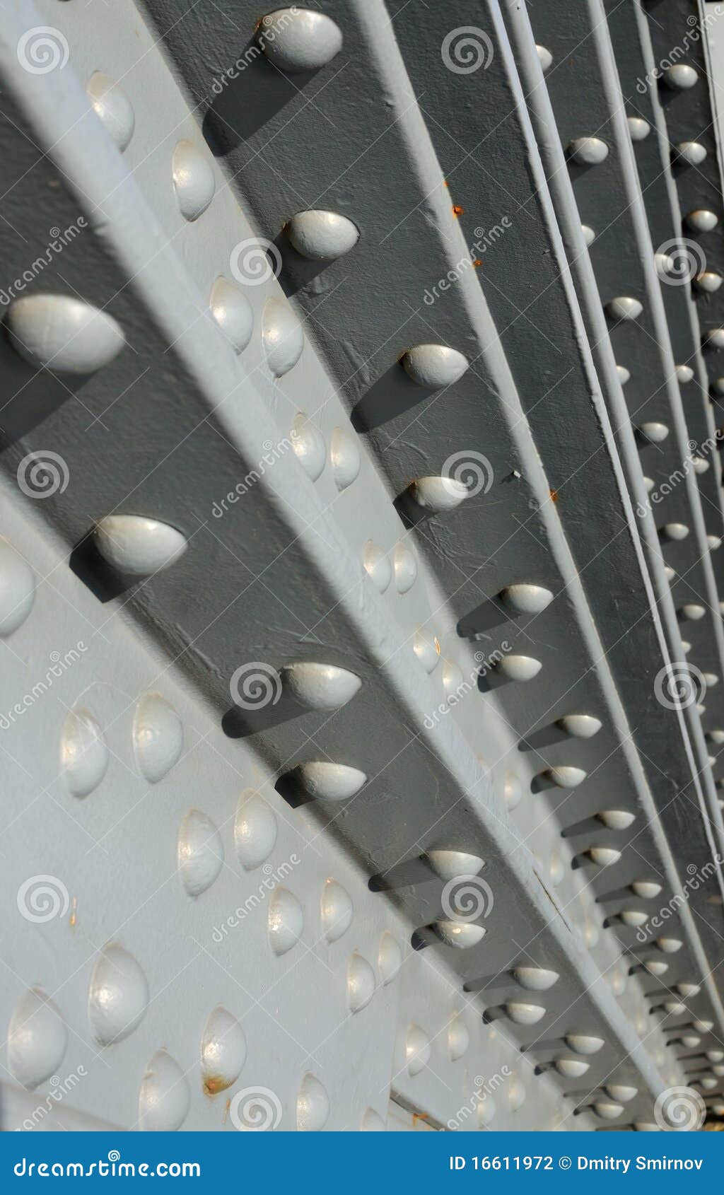 Steel Construction Fastened with Rivets Stock Photo - Image of rivets ...