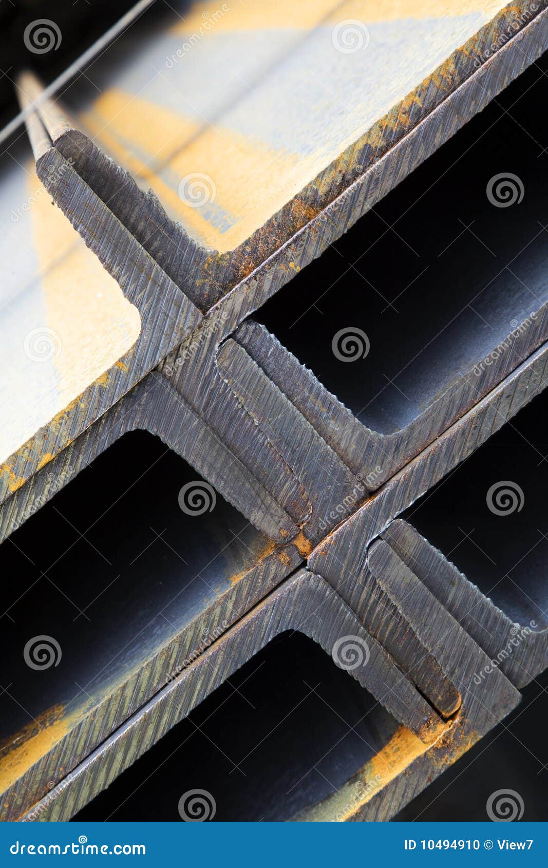 Interlocking Steel Beams Royalty-Free Stock Photography | CartoonDealer ...