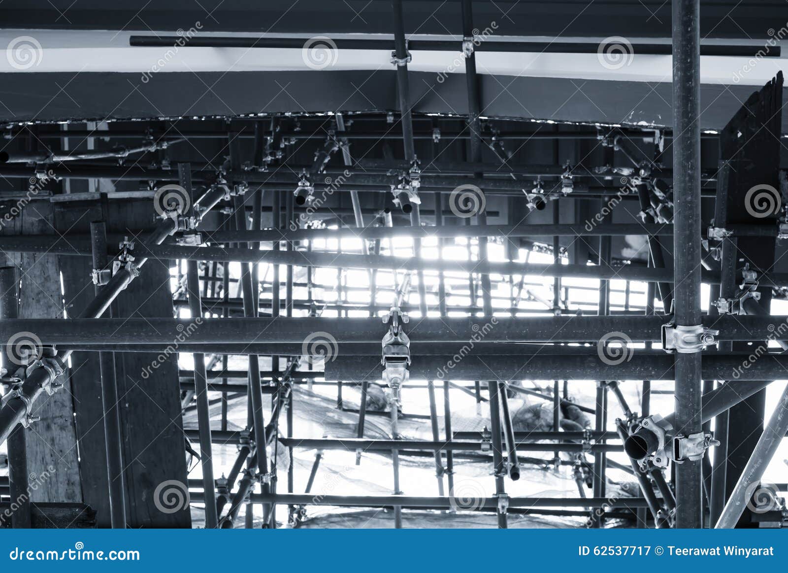 Steel Construction Pattern Building Industrial Stock Image - Image of ...