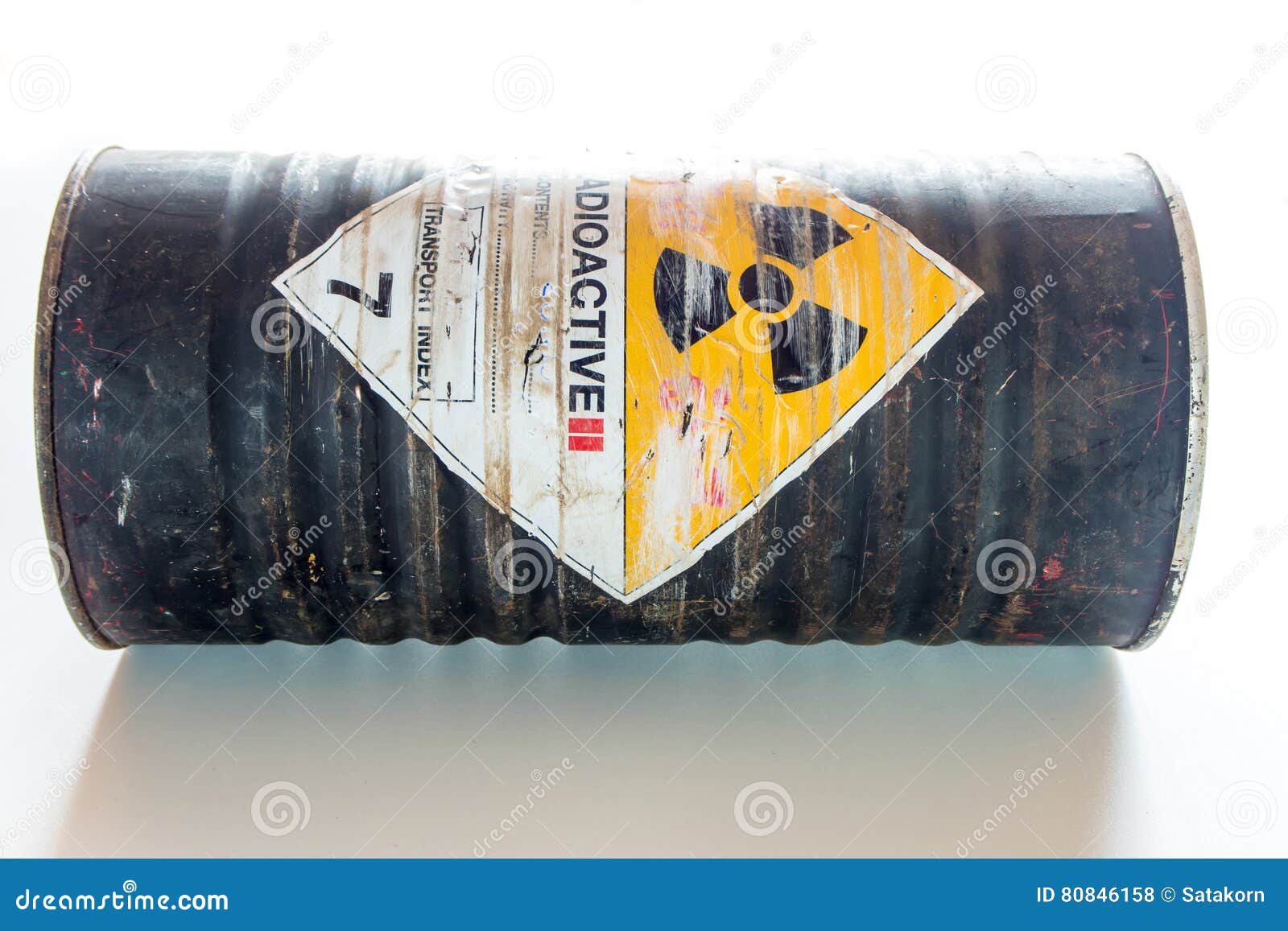 Steel Container of Radioactive Material Stock Photo - Image of ...