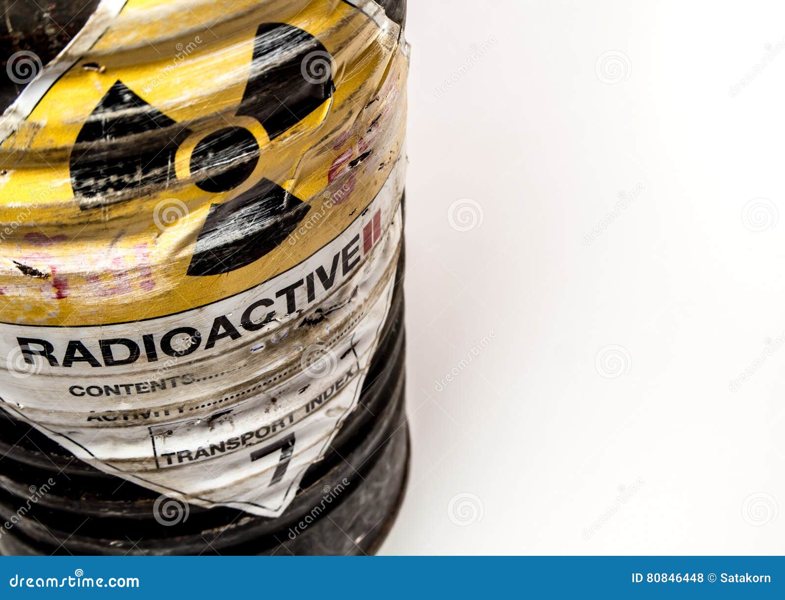 Steel Container of Radioactive Material Stock Photo - Image of material ...