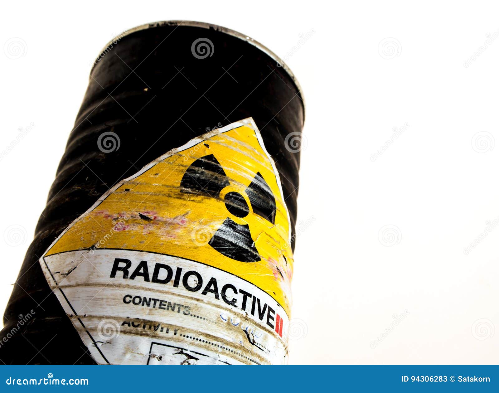 Steel Container of Radioactive Material Stock Image - Image of atomic ...
