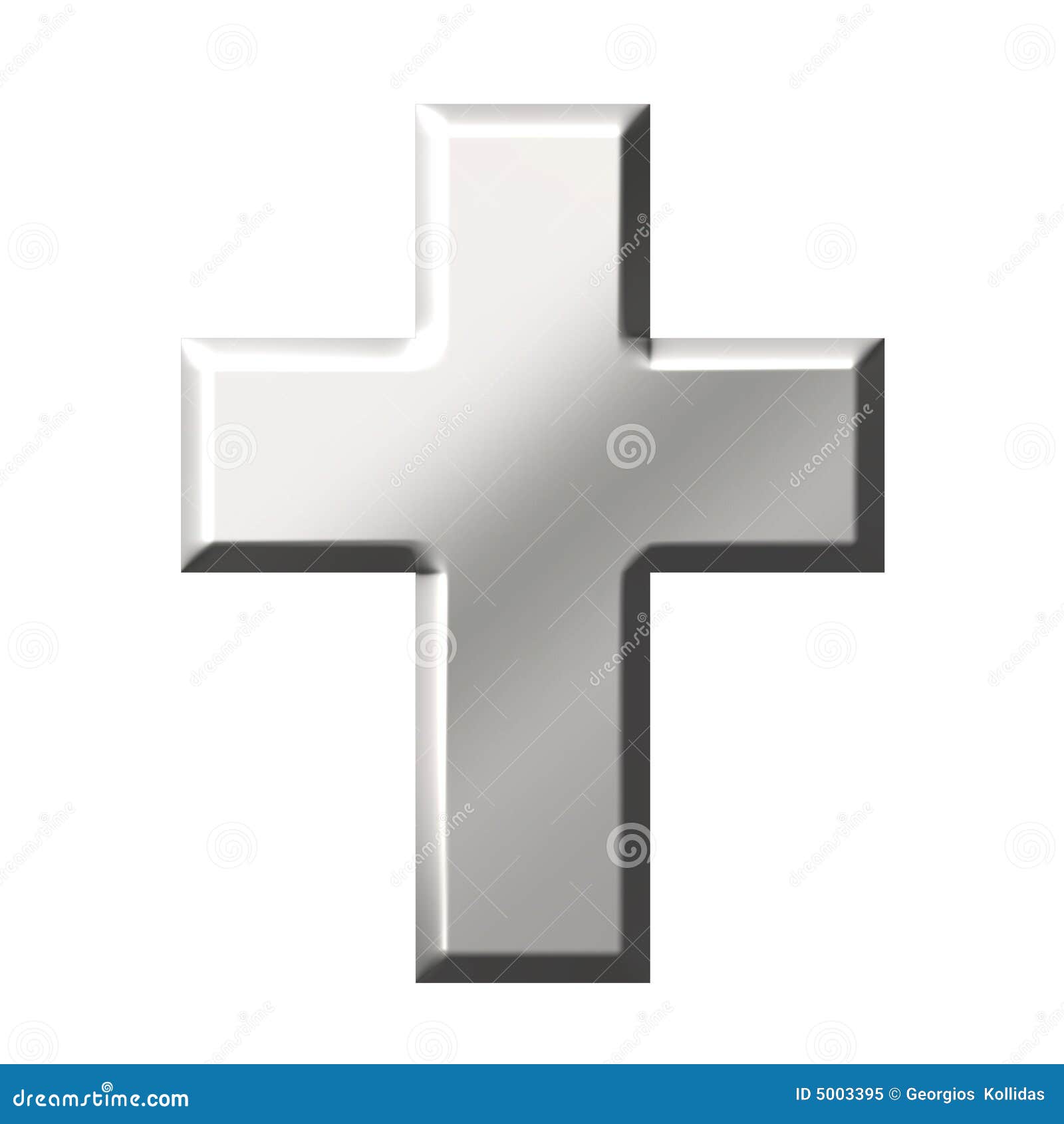 Steel Cross stock illustration. Illustration of metal - 5003395