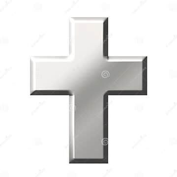 Steel Cross stock illustration. Illustration of metal - 5003395