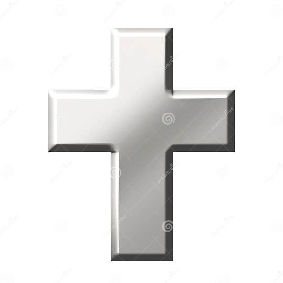 Steel Cross stock illustration. Illustration of metal - 5003395