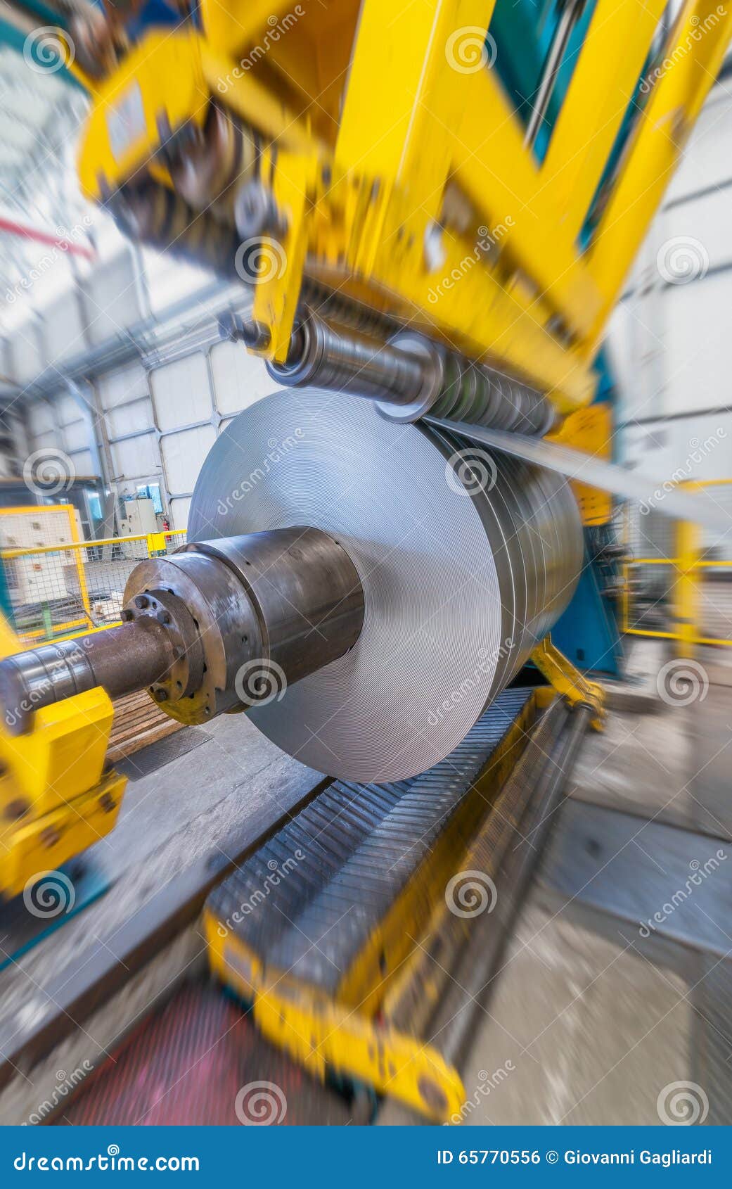 Steel Cutter Inside a Coil Factory Stock Photo - Image of instrument ...