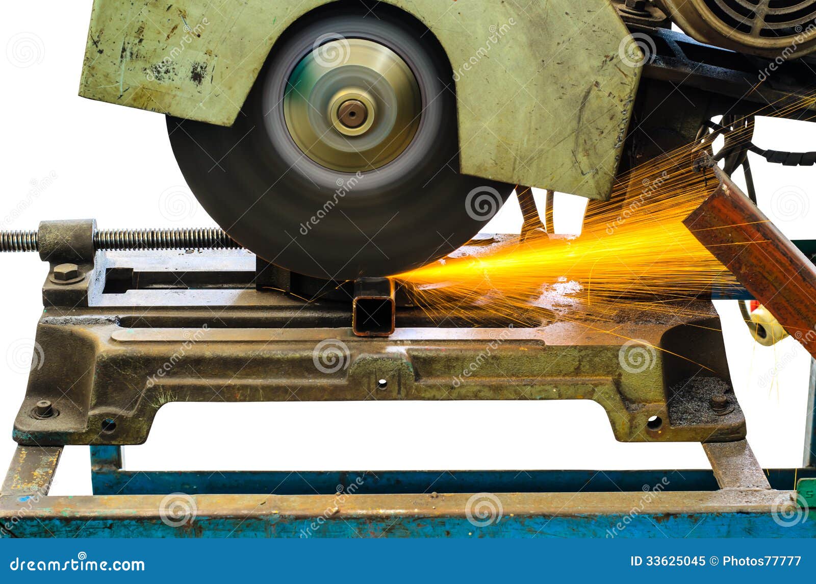 Steel cutter machine stock image. Image of manual, diamond - 33625045