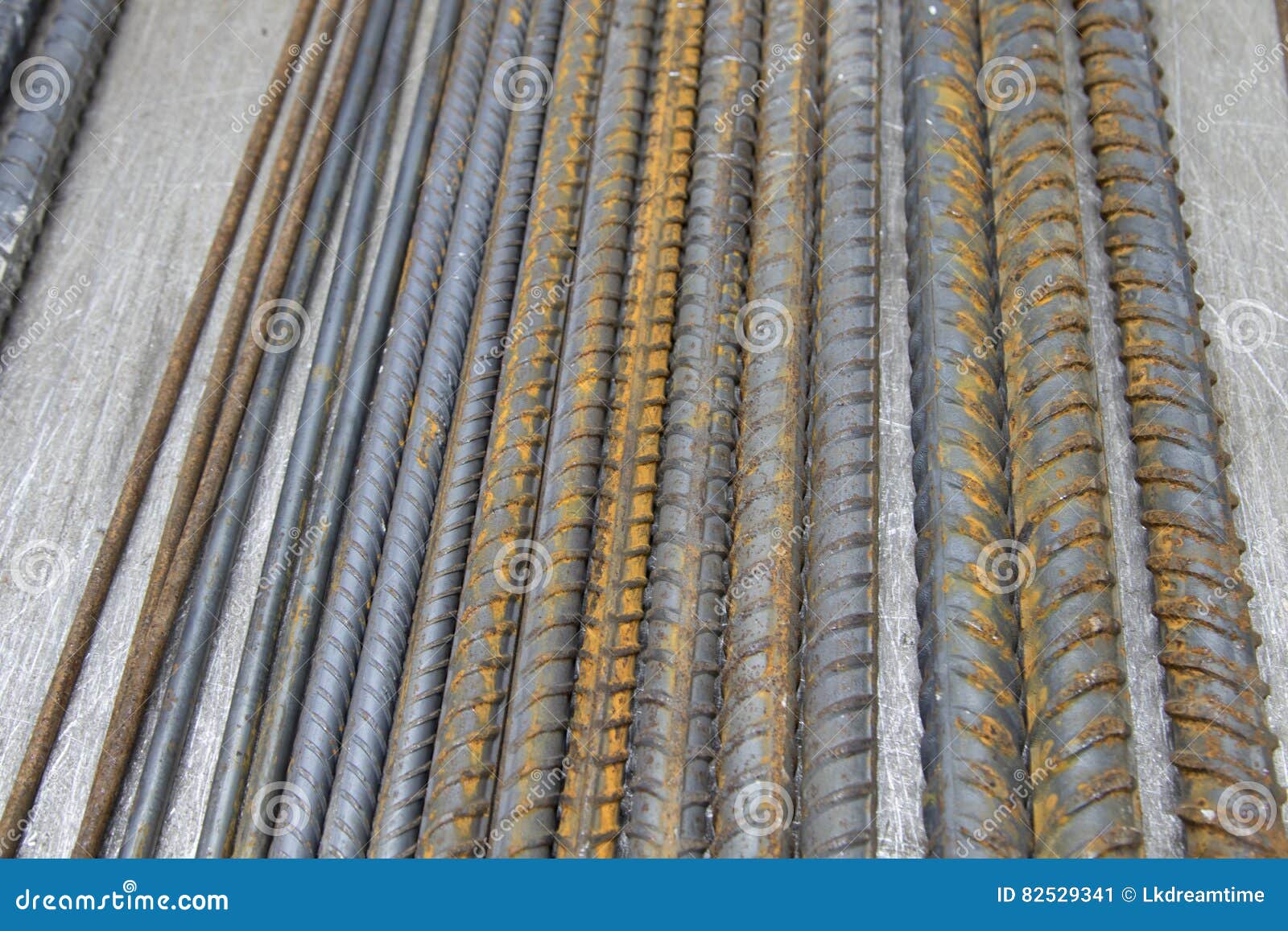 Steel deform bar. stock image. Image of steel, beam, rounded - 82529341