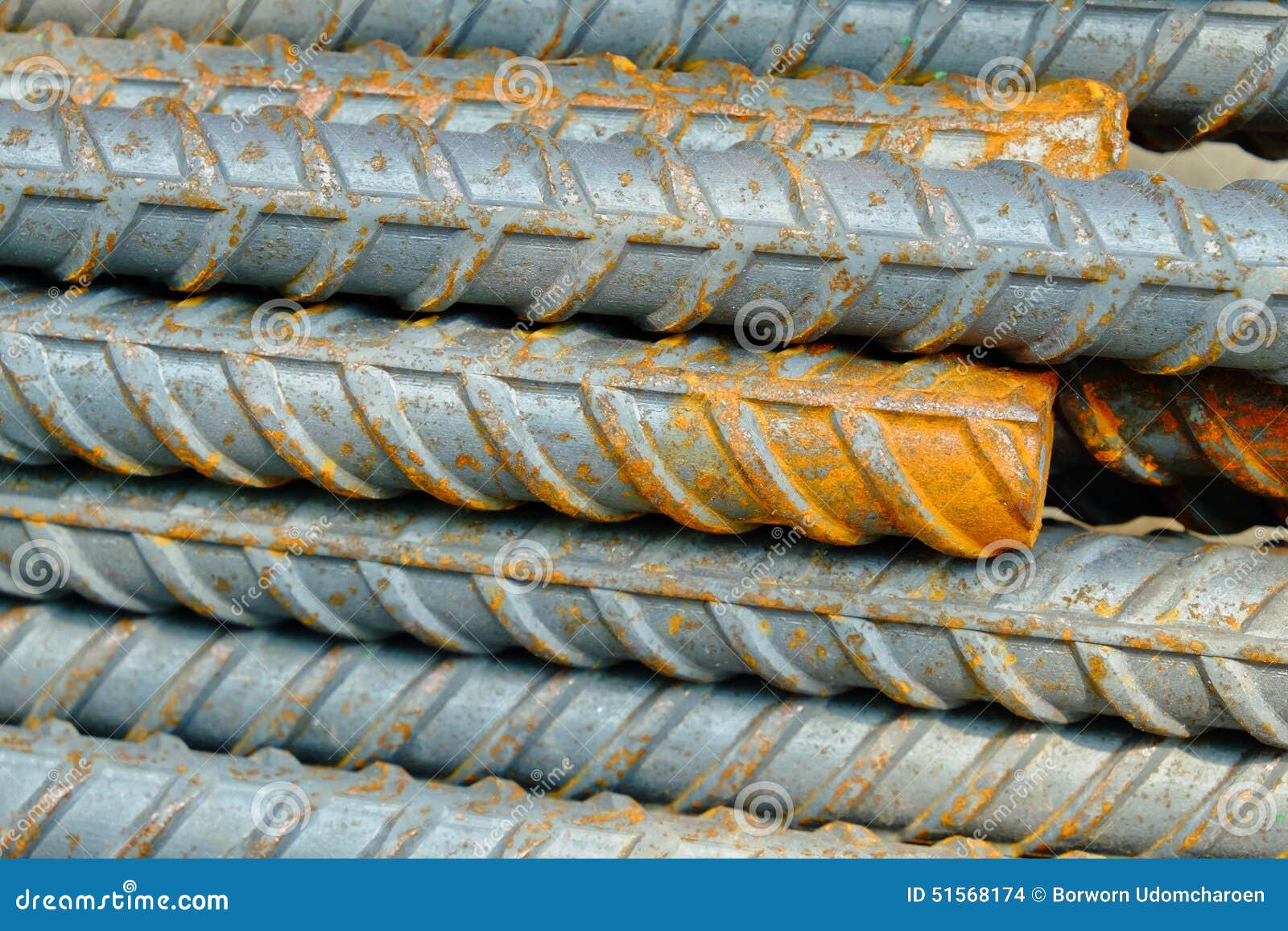 Steel Deformed Bars Pattern Royalty-Free Stock Image | CartoonDealer ...