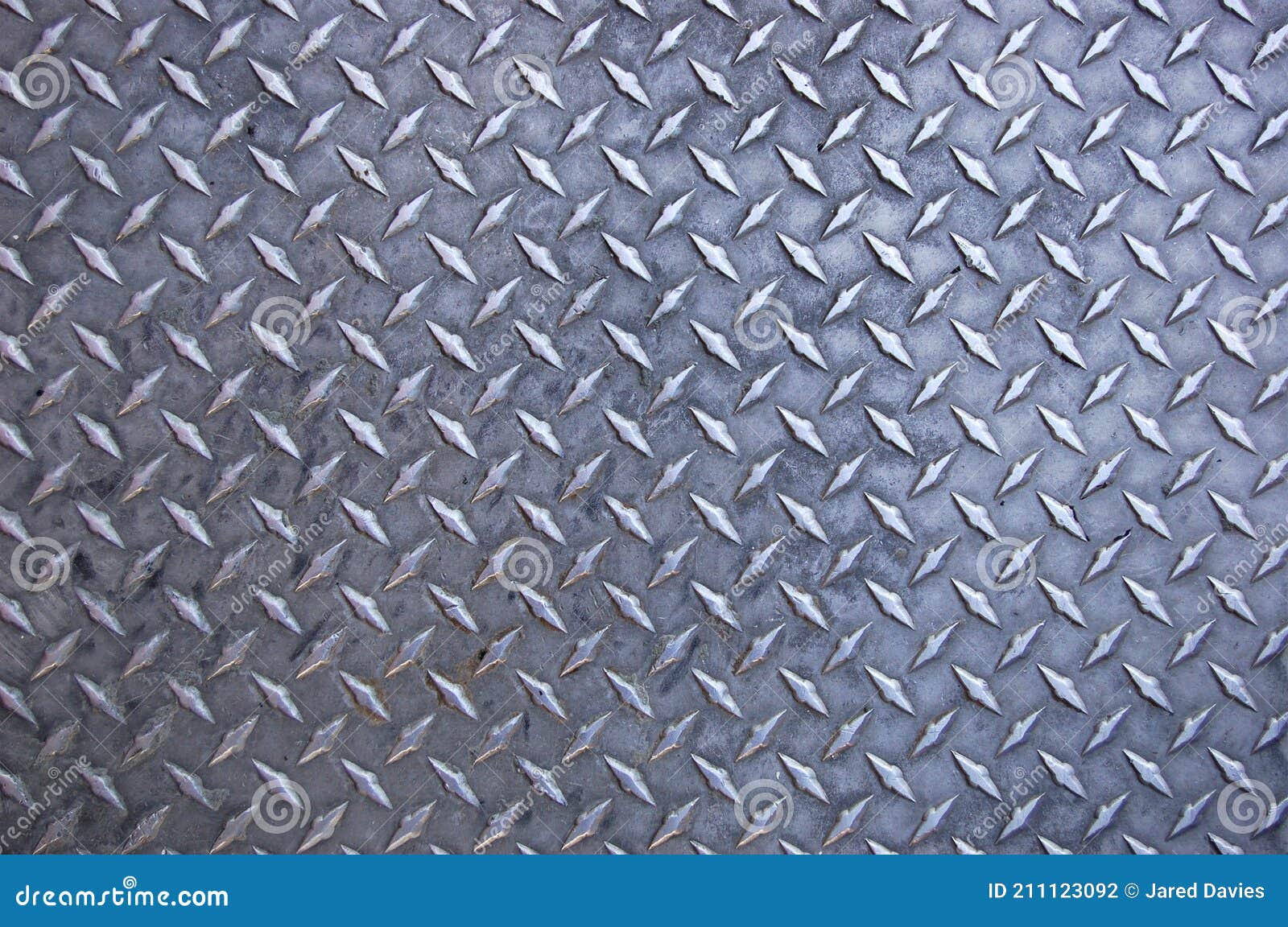 Steel Diamond Pattern Metal Grating Stock Photo - Image of wood ...