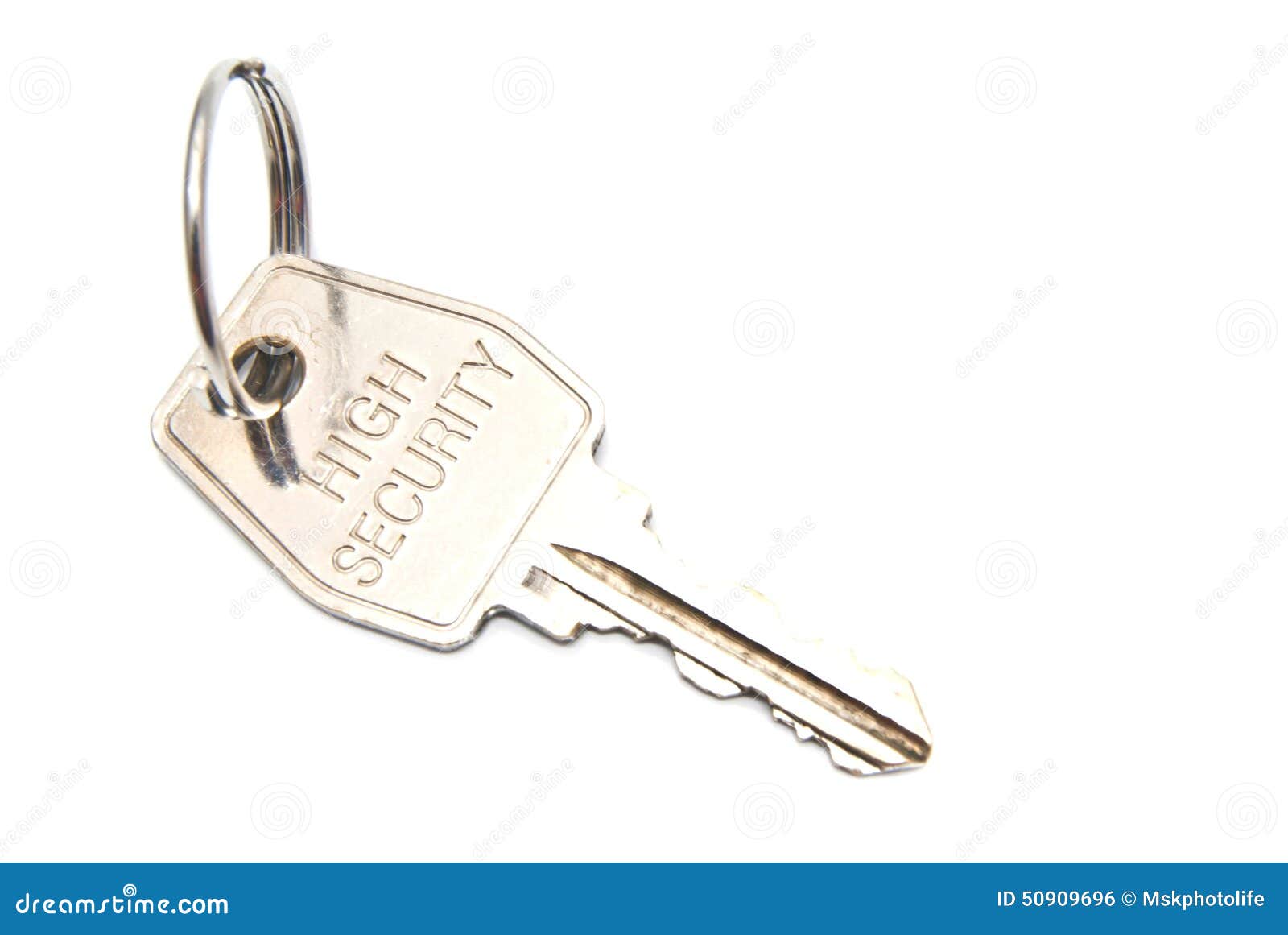 Steel door key stock photo. Image of security, steel - 50909696