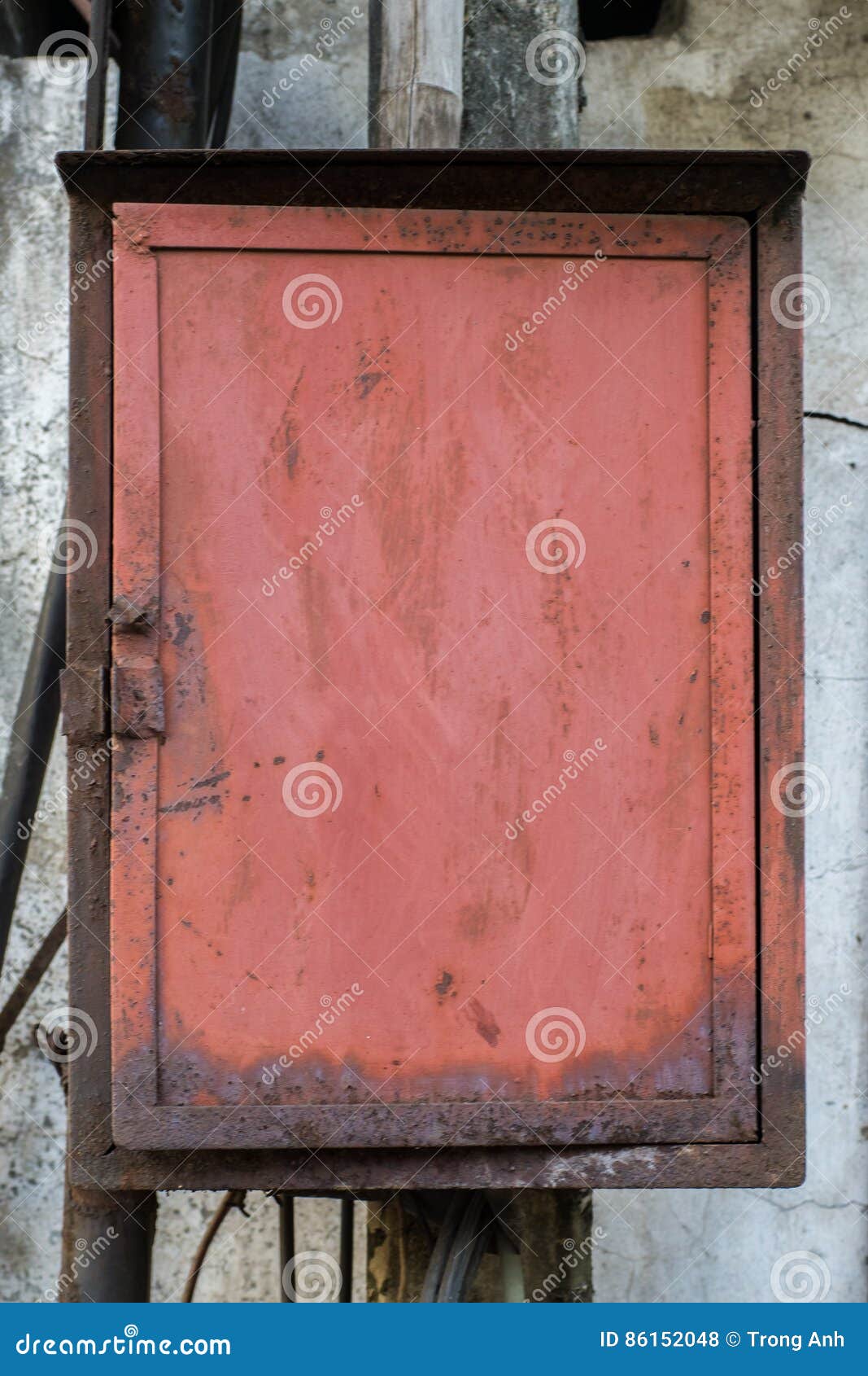 Steel Electrical Panel Box Old Stock Photo - Image of design ...