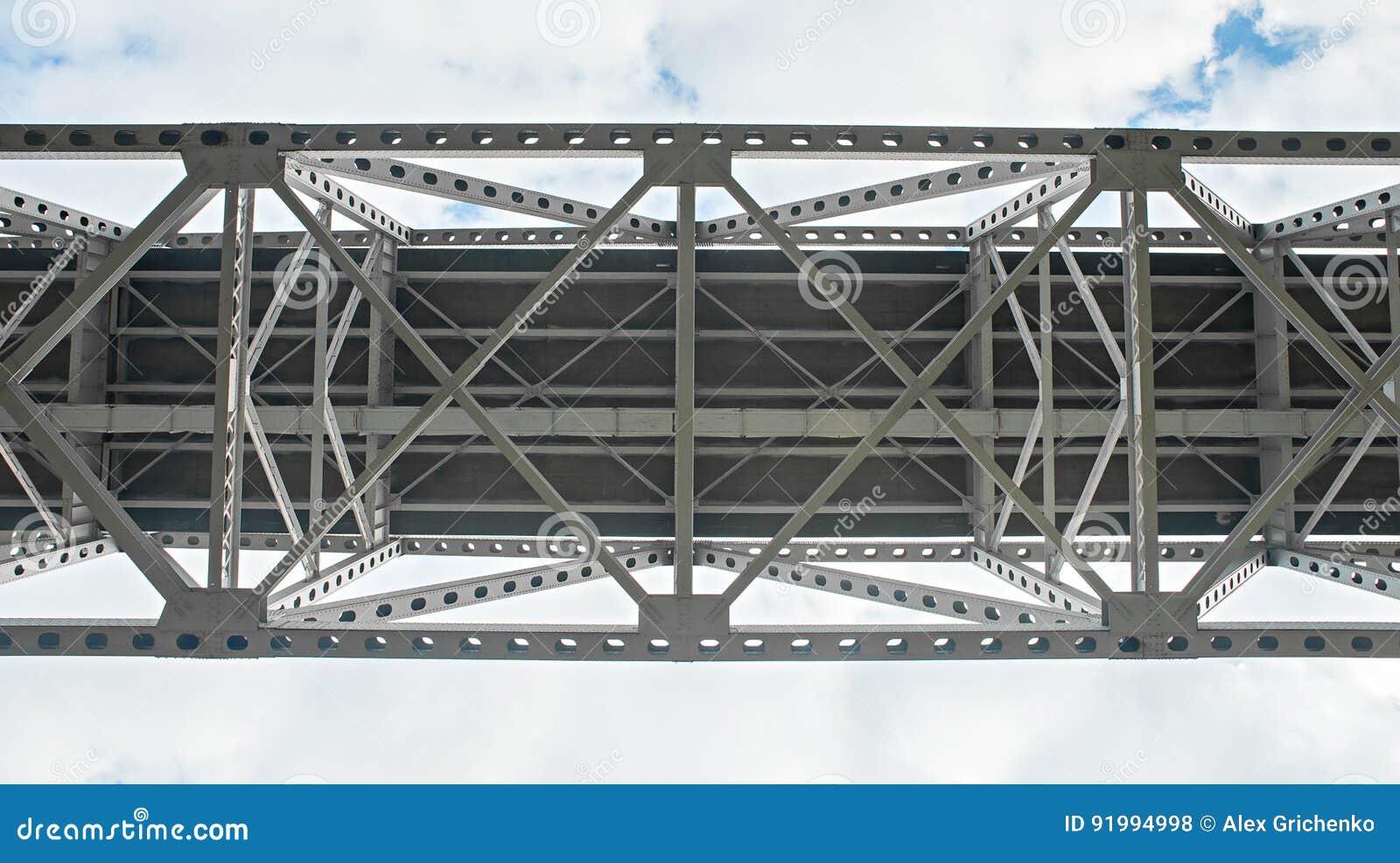 Steel Engineered Highway Bridge Structure Stock Photo - Image of steel ...
