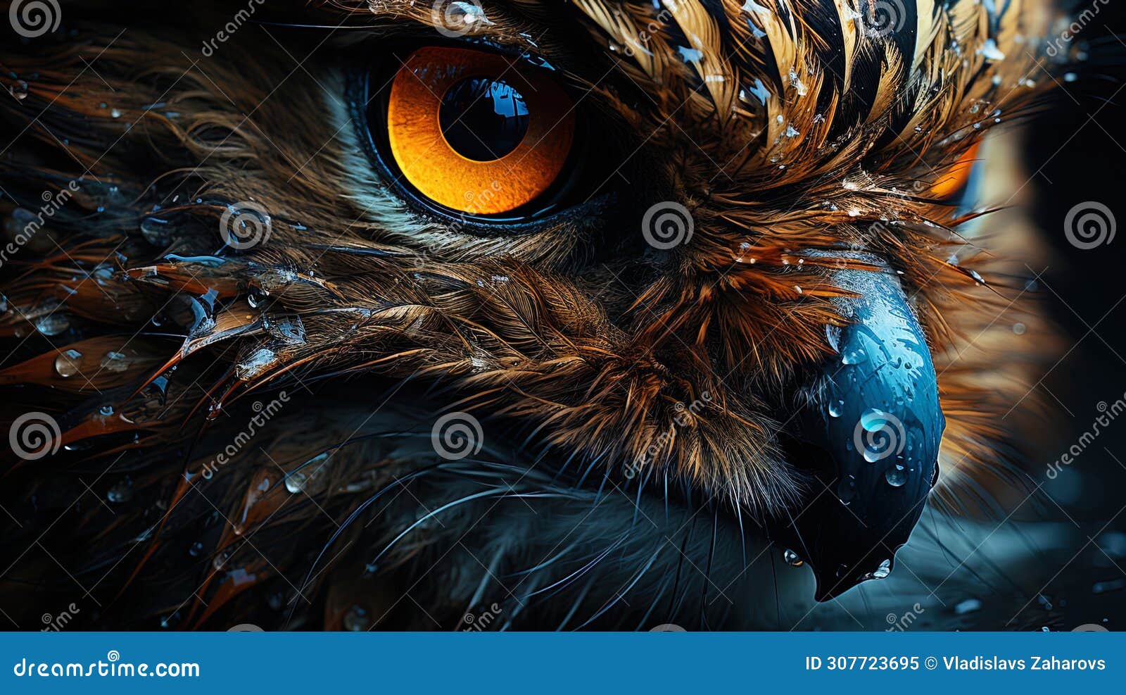 Steel Eyes, Filled with Determination and Strength, with Silver Flicker ...