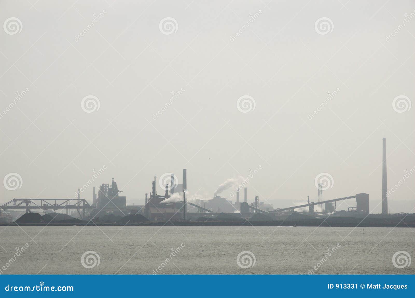 Steel Factory Pollution stock image. Image of dirty, pollute - 913331