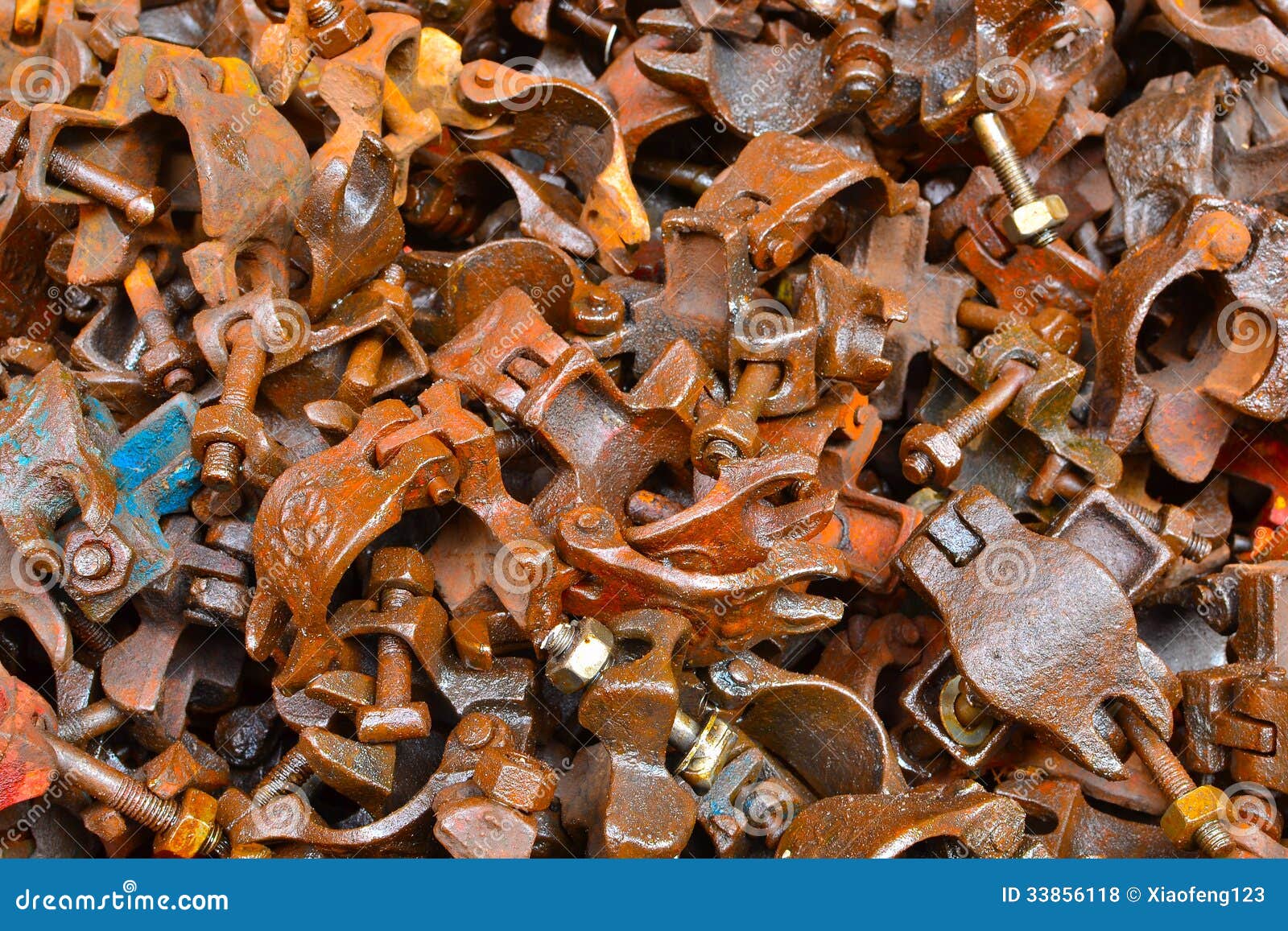 Steel fasteners stock photo. Image of head, closeup, hardware - 33856118
