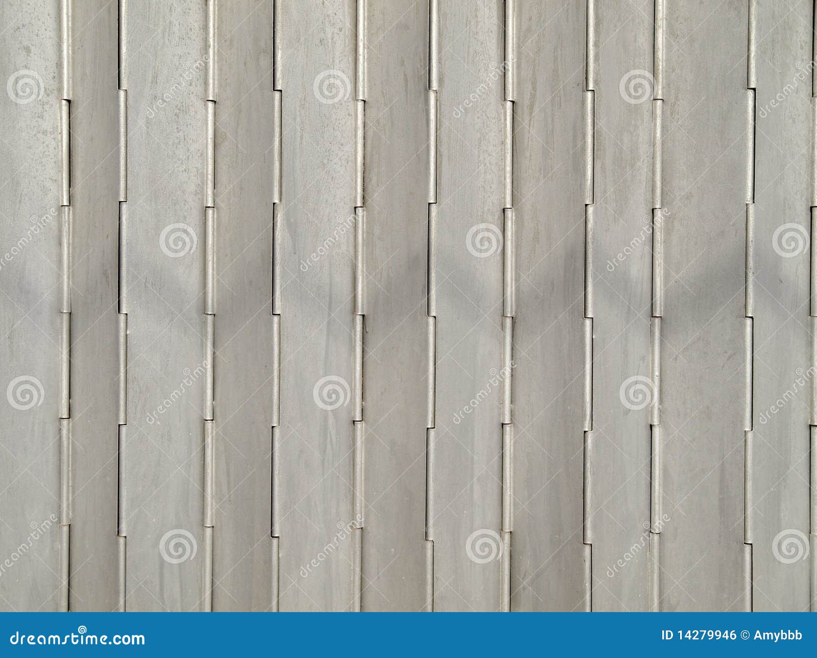 Steel Folding Gate in Silver Color Stock Photo - Image of design, fence ...